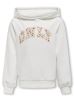 Kids Only Hoodie - Kogjana L/S Lizzy Hood Cs Ub Swt (Blanc) - Vêtements ...