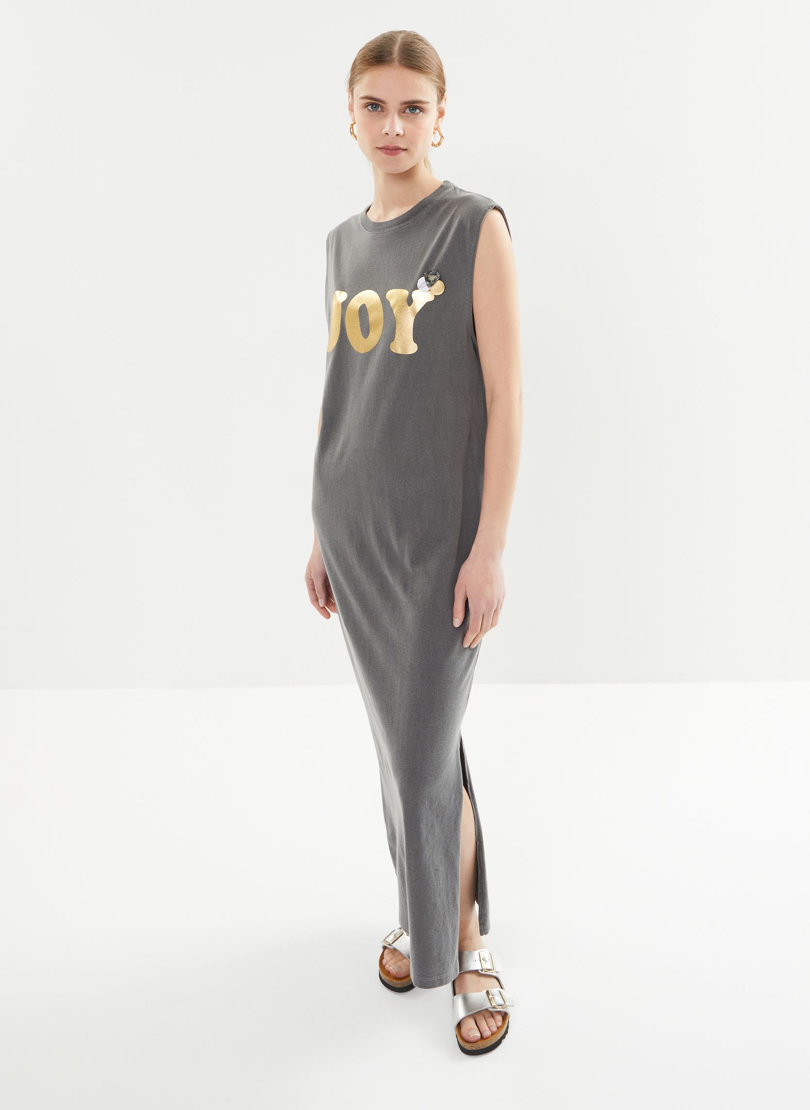 Newtone Robes longues Robe maxi - DAYTONA JOY femme gris | Sarenza France