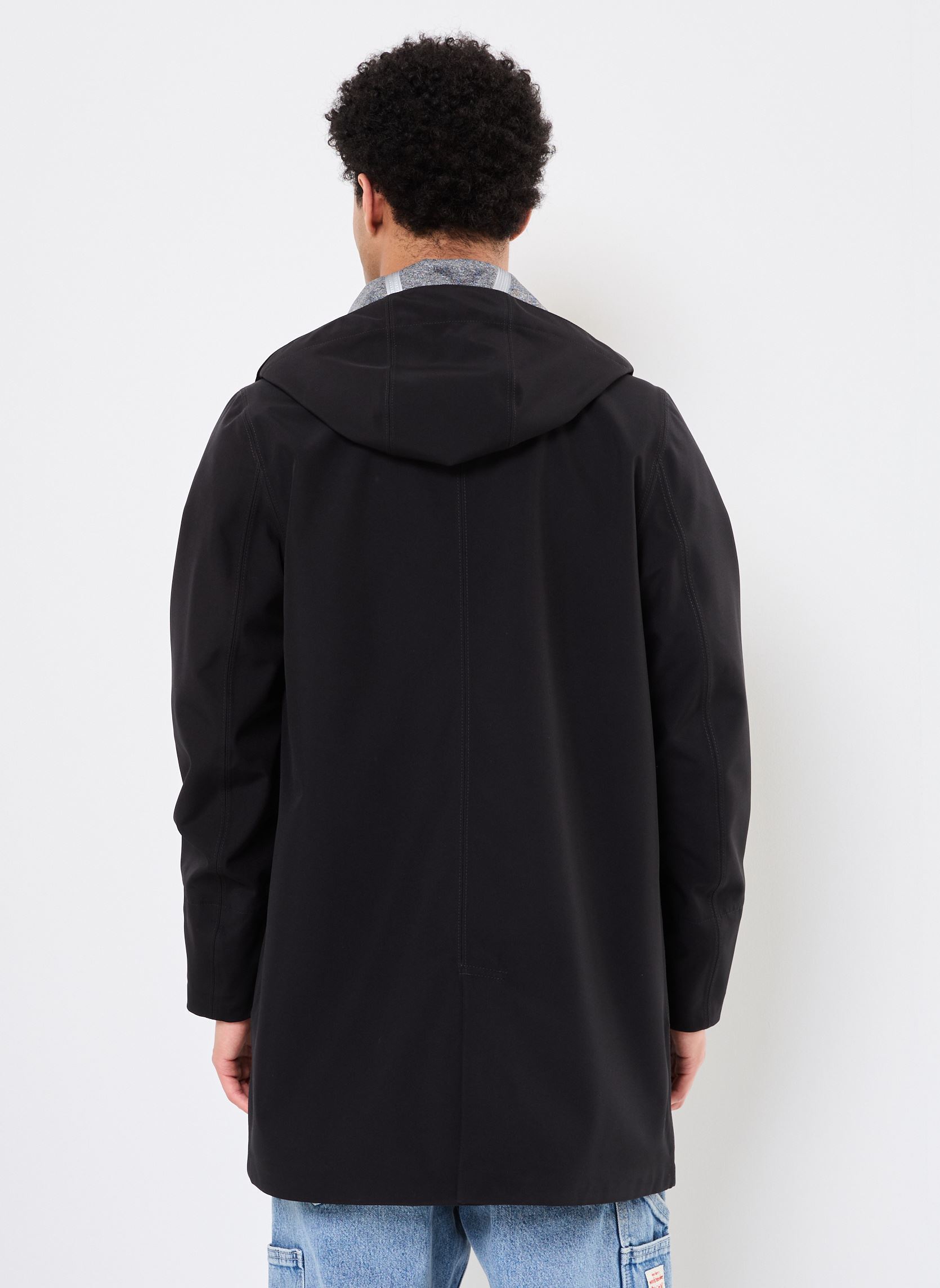 K-Way Vestes imperméables Thommy Bonded Jersey V M homme noir | Sarenza ...