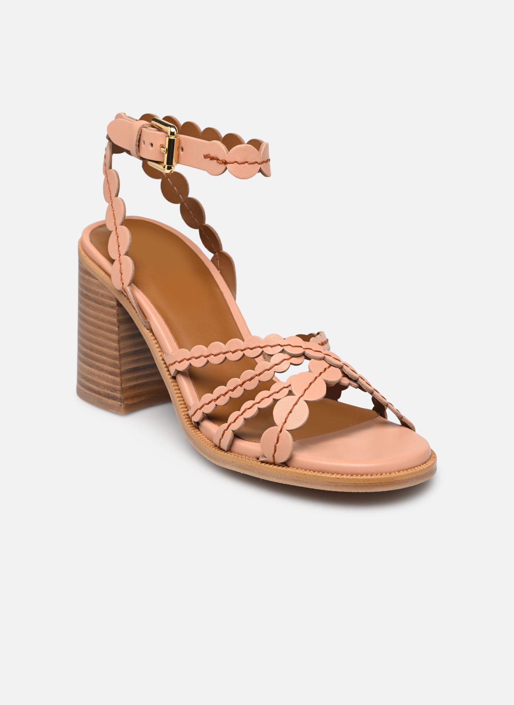 See by Chloé Sandales Sandales - Kaddy Sandals High Heel femme beige ...