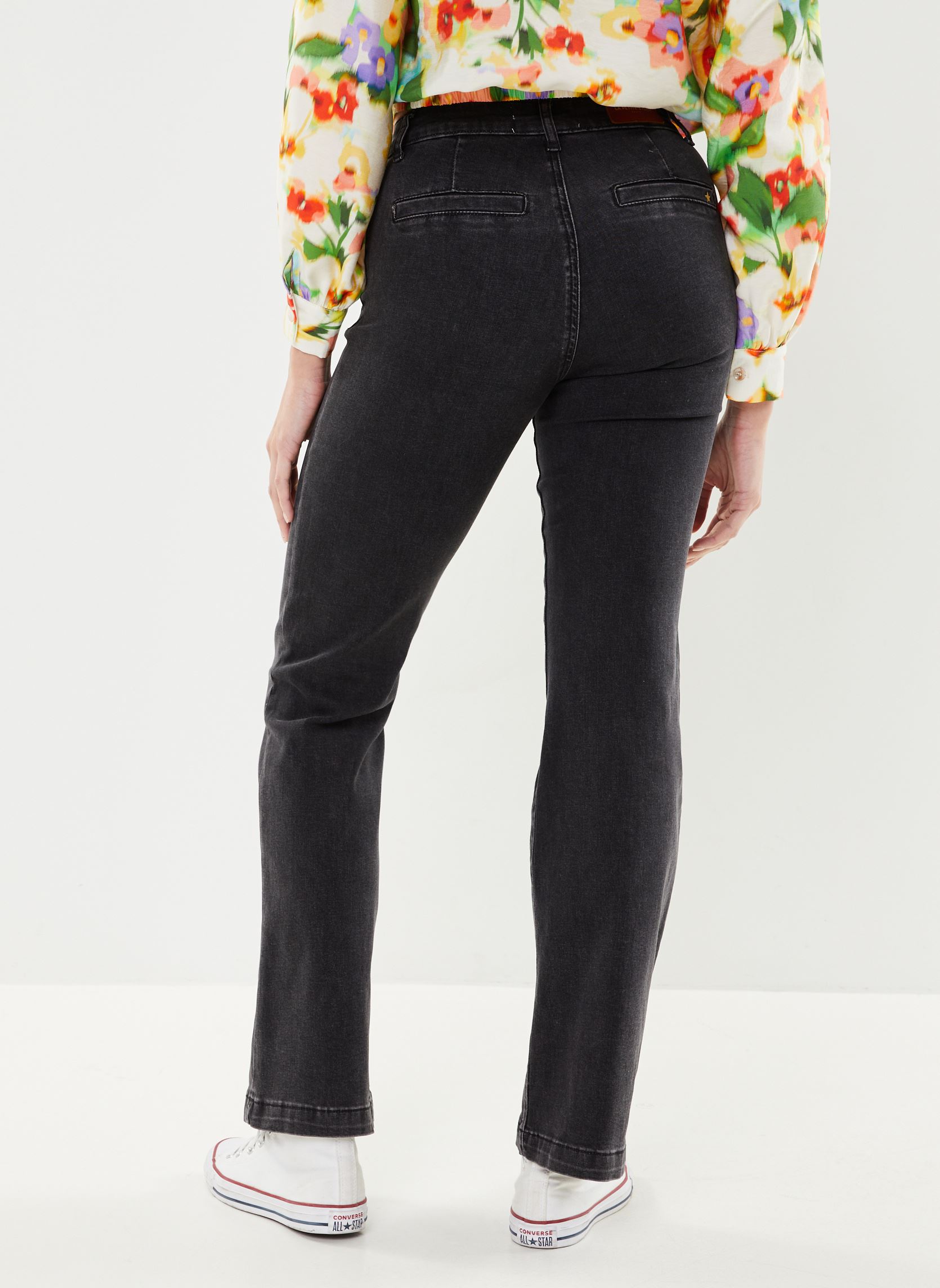 La Petite Etoile Jeans large Sonny G A femme noir | Sarenza France