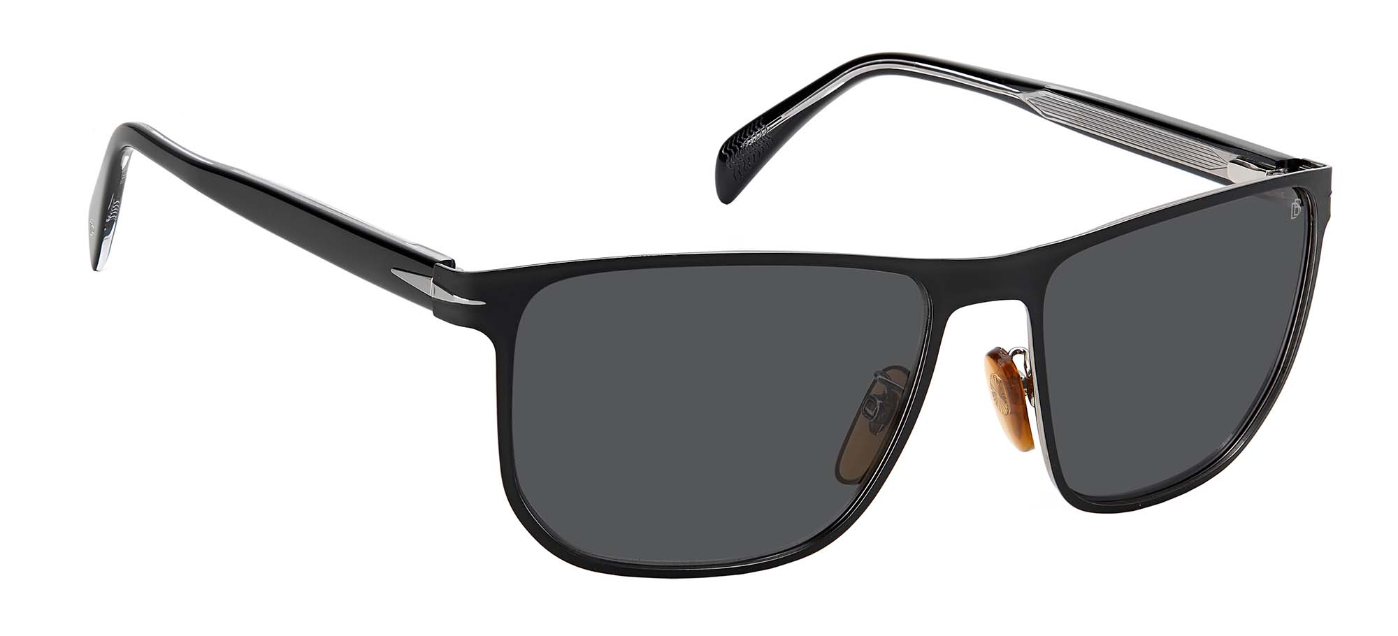 David Beckham Lunettes de Soleil DB 1061/S Matte Black/Grey (Noir ...