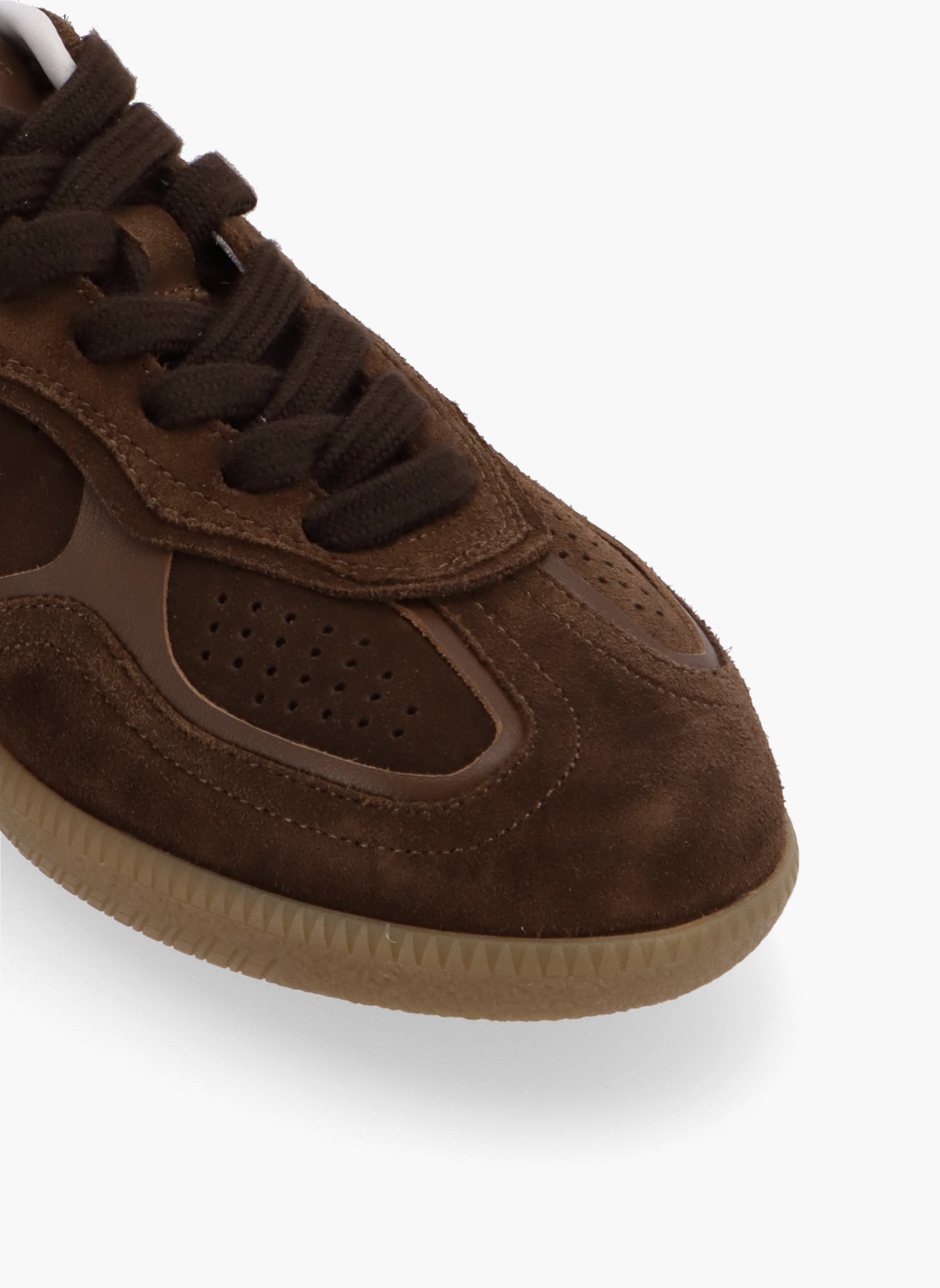Alohas Tb.490 Rife Chocolate Brown Leather Sneakers (Marron) - Baskets ...