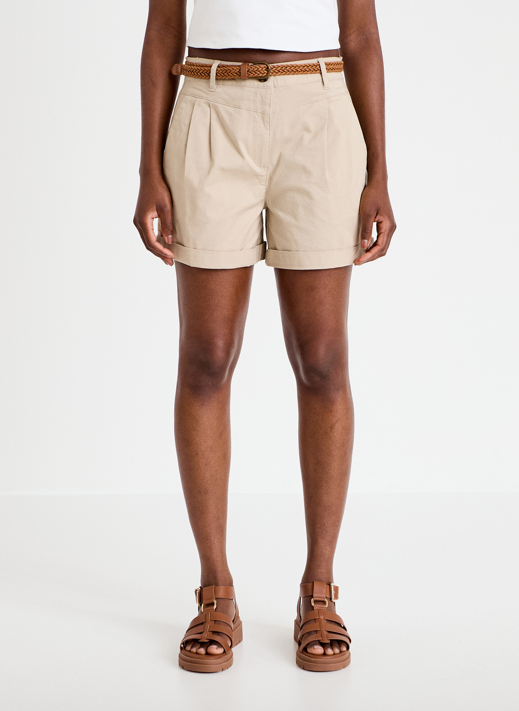 Cache Cache Shorts Shorts - SHOCHINO femme beige | Sarenza France