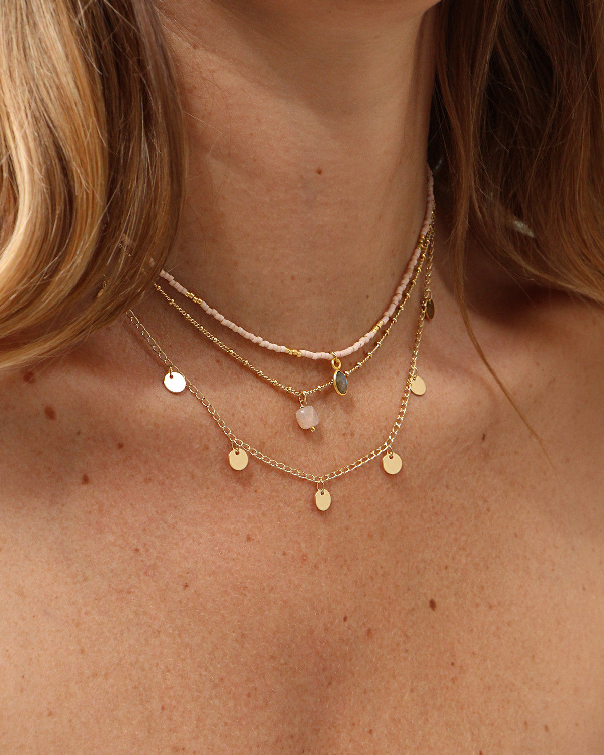 Nilaï Colliers Collier AVA femme vert | Sarenza France