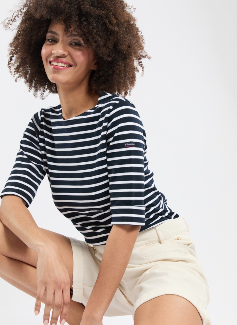 Armor Lux MariniÃ 05409 rich navy/blanc (Bleu) - Vêtements chez Sarenza ...