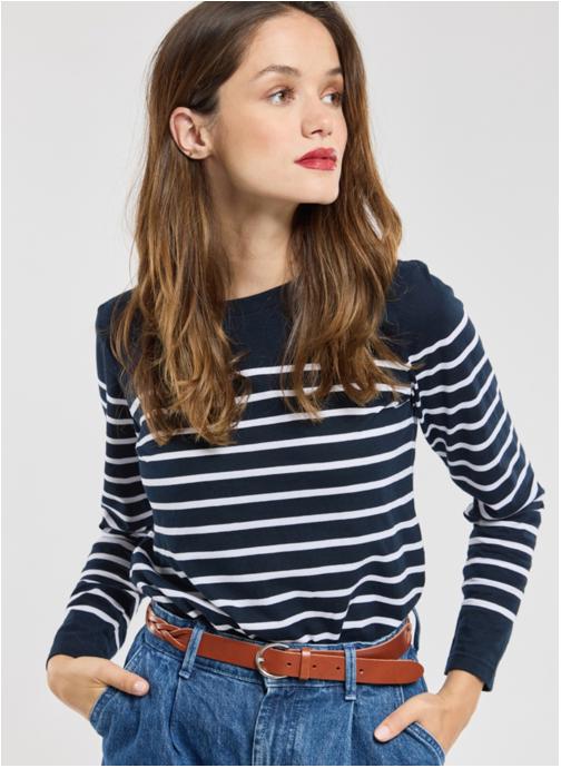 Armor Lux Marinière 76477 rich navy/blanc (Bleu) - Vêtements chez Sarenza (720209)