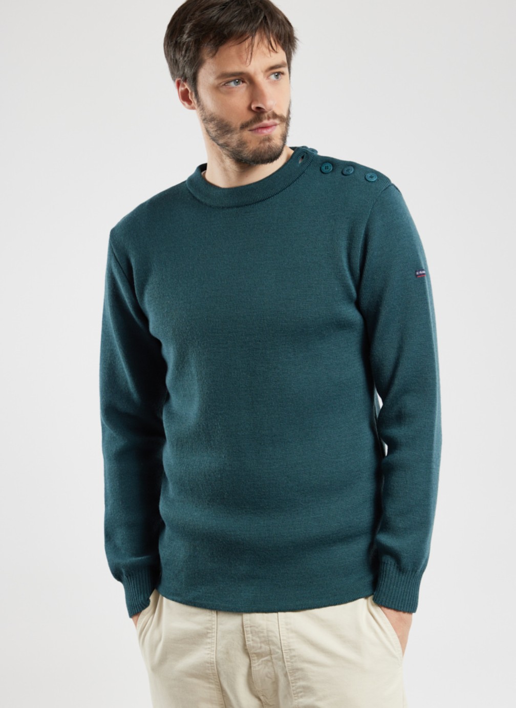 Armor Lux Pulls Pull Fouesnant dark storm homme bleu | Sarenza France
