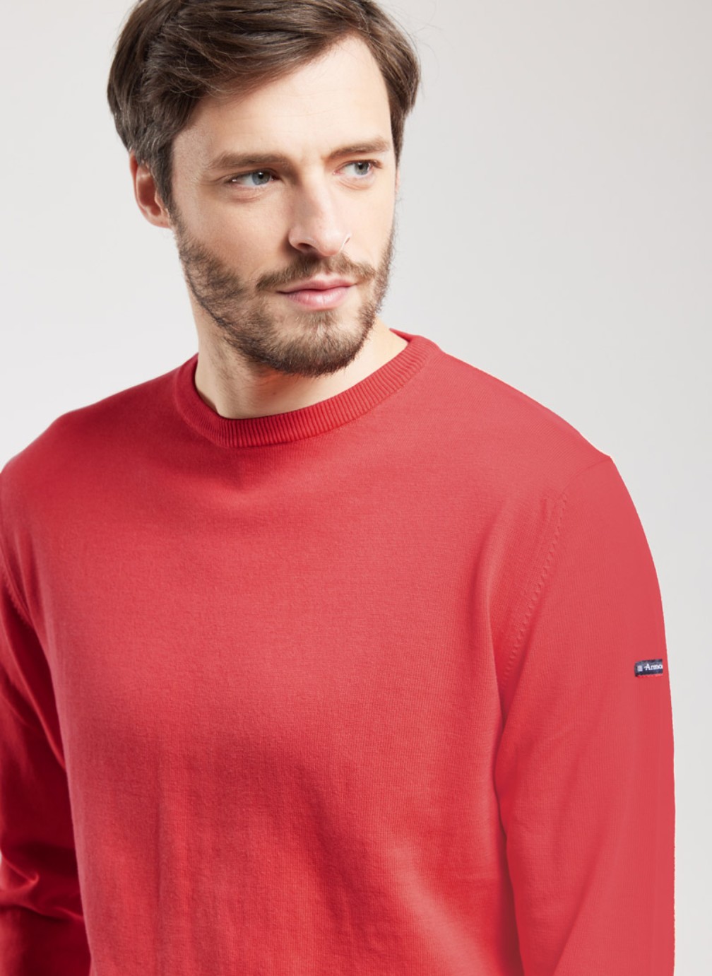 Armor Lux Pulls Pull Carantec cardinal e24 homme rouge | Sarenza France