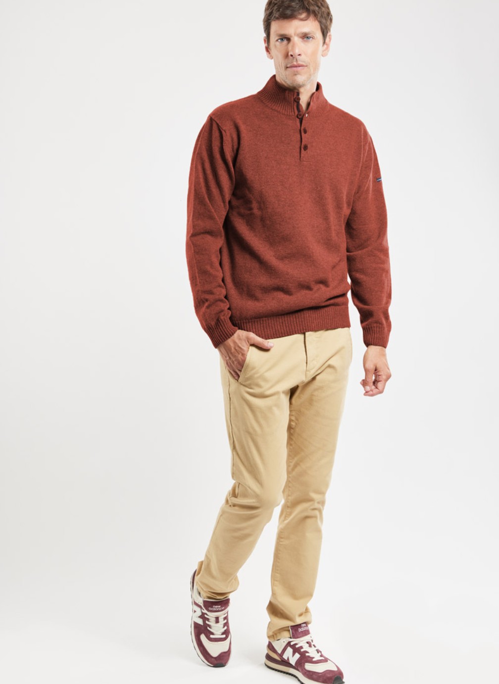 Armor Lux Pulls Pull 72539 deep paprika/acajou foncé homme orange ...