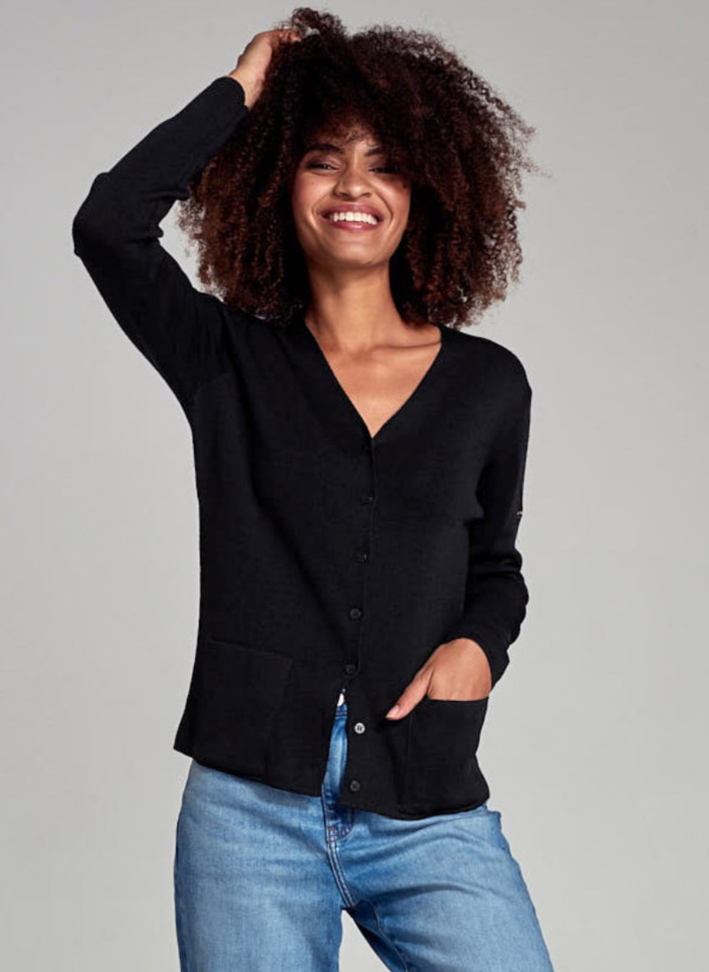 Armor Lux Cardigan 05610 noir (Noir) - Vêtements chez Sarenza (720726)