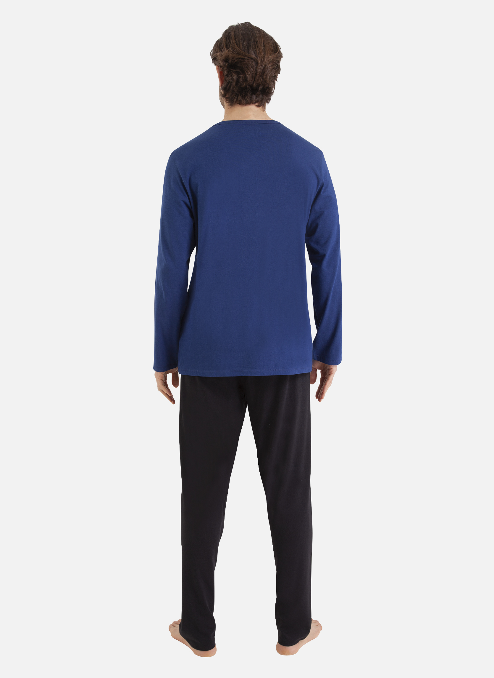 ATHENA Combinaisons Pyjama long col V homme Ecopack Sérigraphie Athena ...