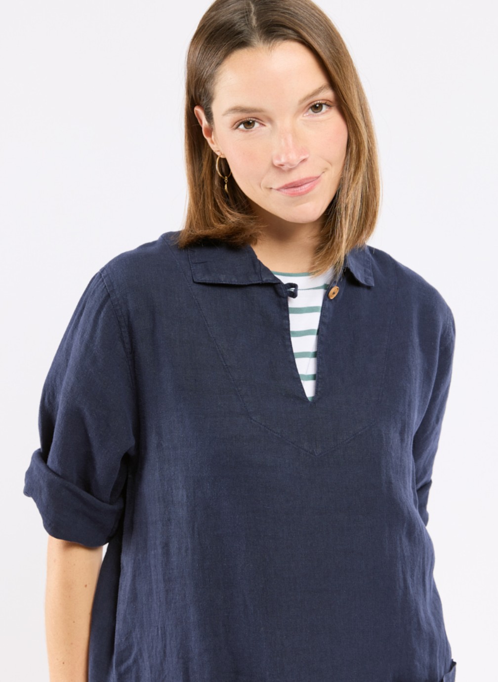 Armor Lux Robes Robe 79872 seal femme bleu | Sarenza France