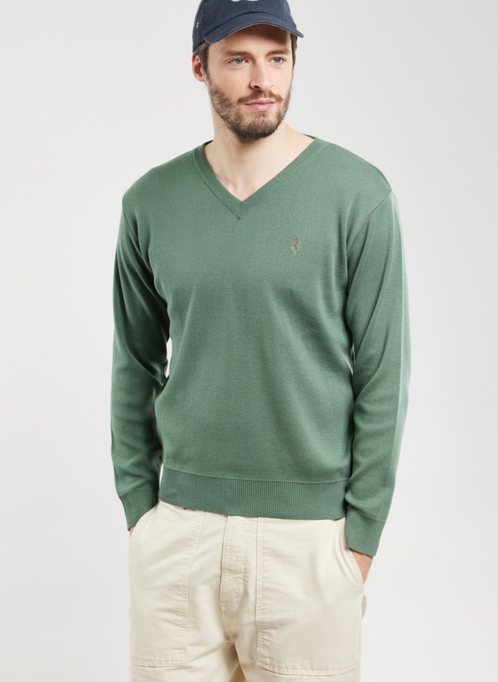 Bérac Pulls Pull Berac lily pad homme vert | Sarenza France