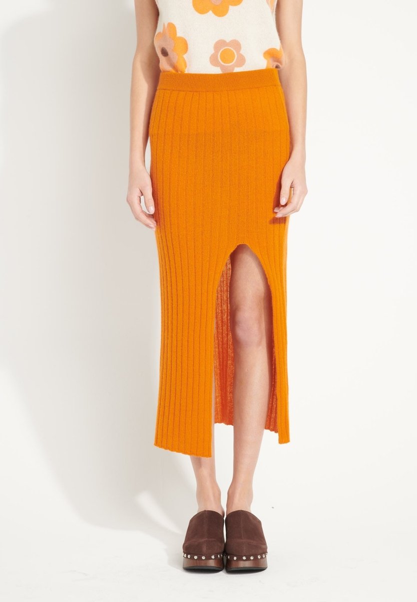 Studio Cashmere8 Jupes mi-longues Jupe longue femme en cachemire ...