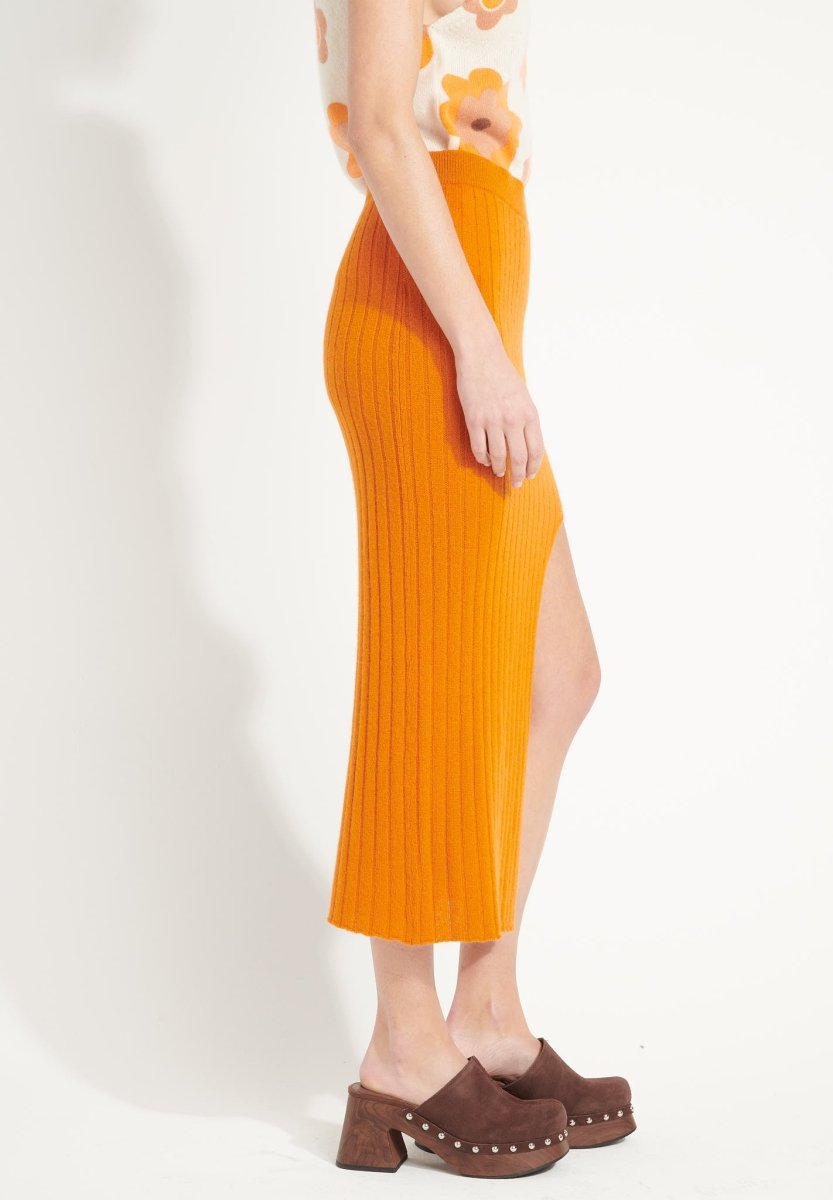 Studio Cashmere8 Jupes mi-longues Jupe longue femme en cachemire ...