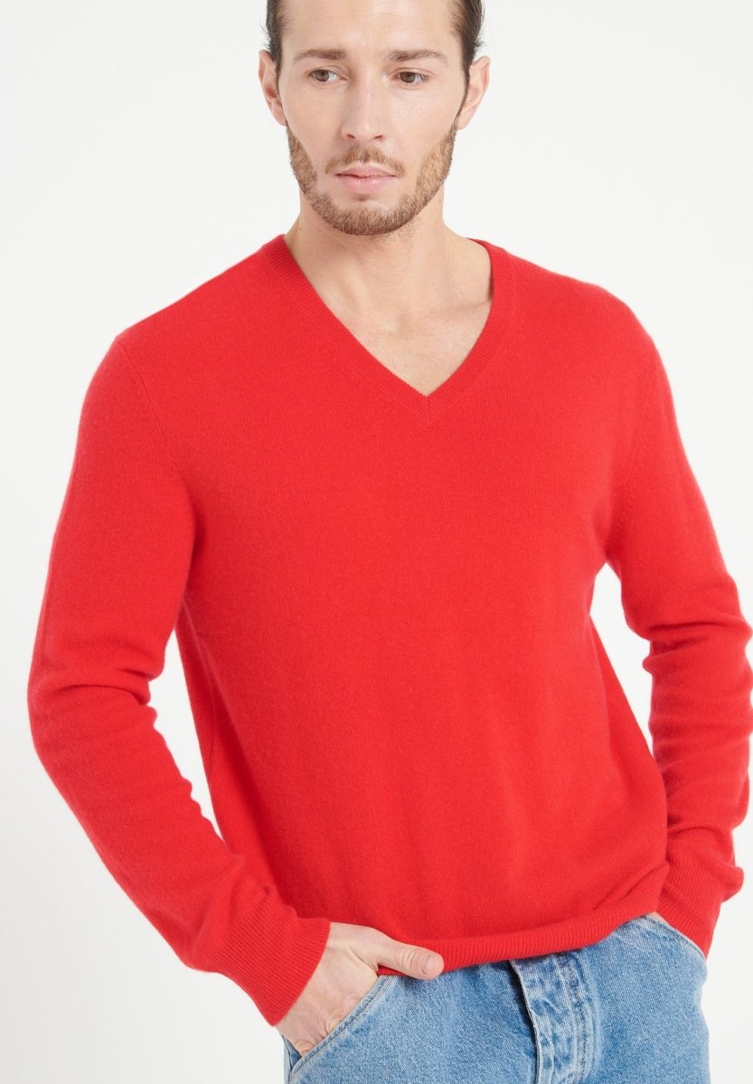 Studio Cashmere8 Pulls Pull col V homme en cachemire - LUKE 1 homme ...