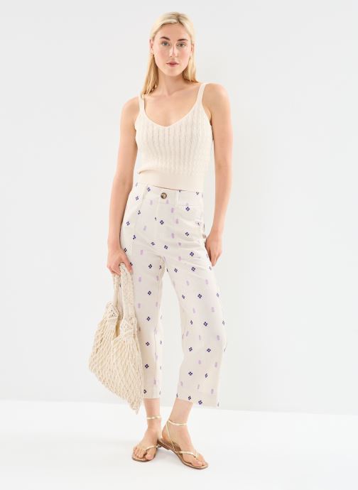 Grace & Mila Pantalon large - Messina (Blanc) - Vêtements chez Sarenza ...