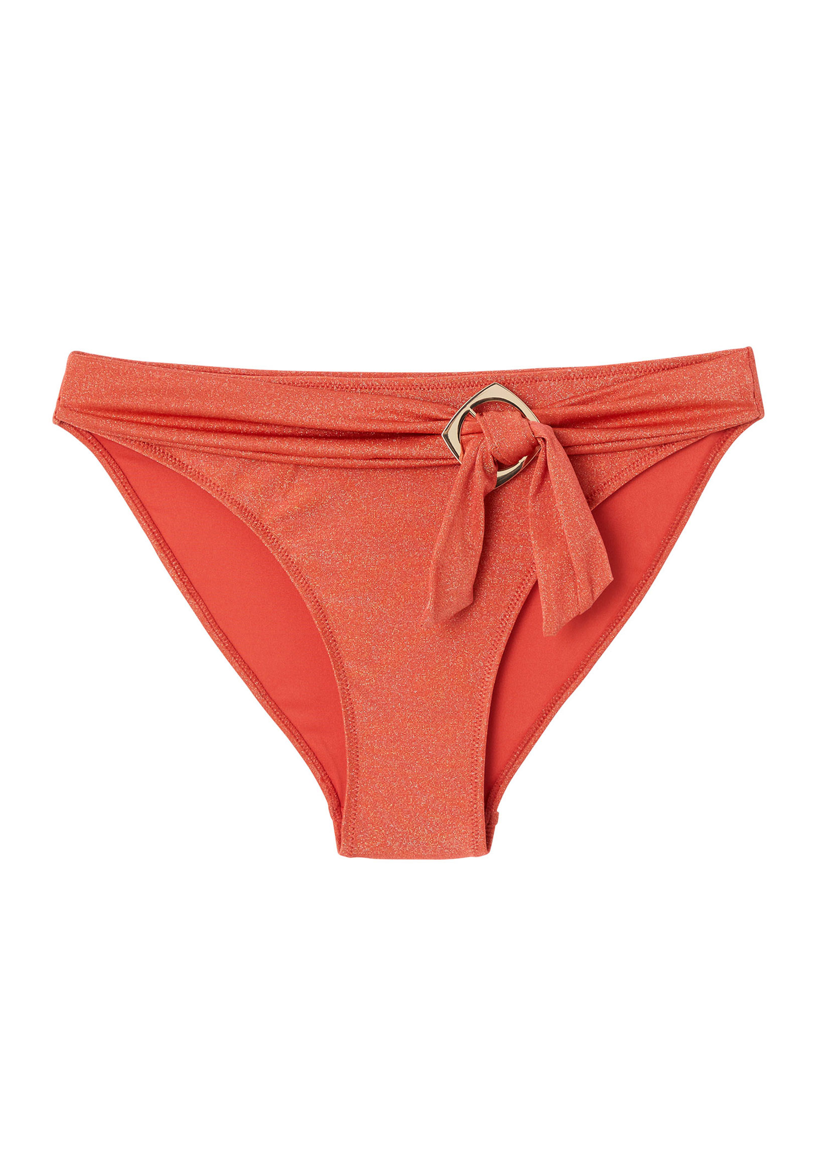 Camille Cerf & Pomm'Poire Slip de bain orange Maui femme orange ...