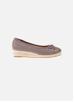 Isotoner Ballerines Femme talon compensé Taupe (Marron) - Ballerines ...