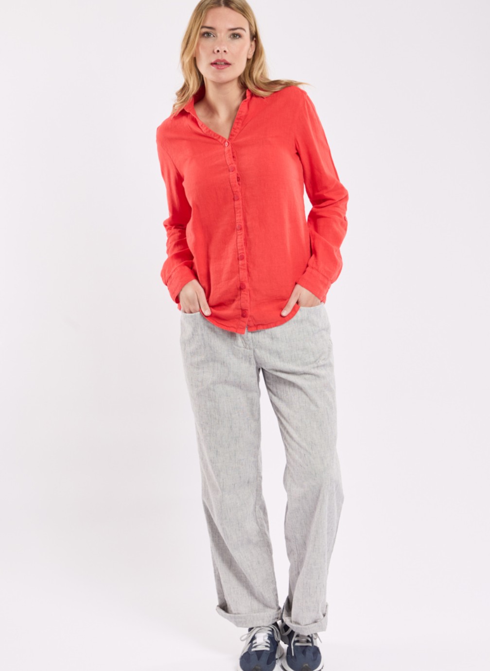 Armor Lux Chemises manches longues Chemisier 75390 poinsettia femme ...