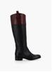 Alohas Billie Bicolor Black Burgundy Leather Boots (Noir) - Bottes chez ...