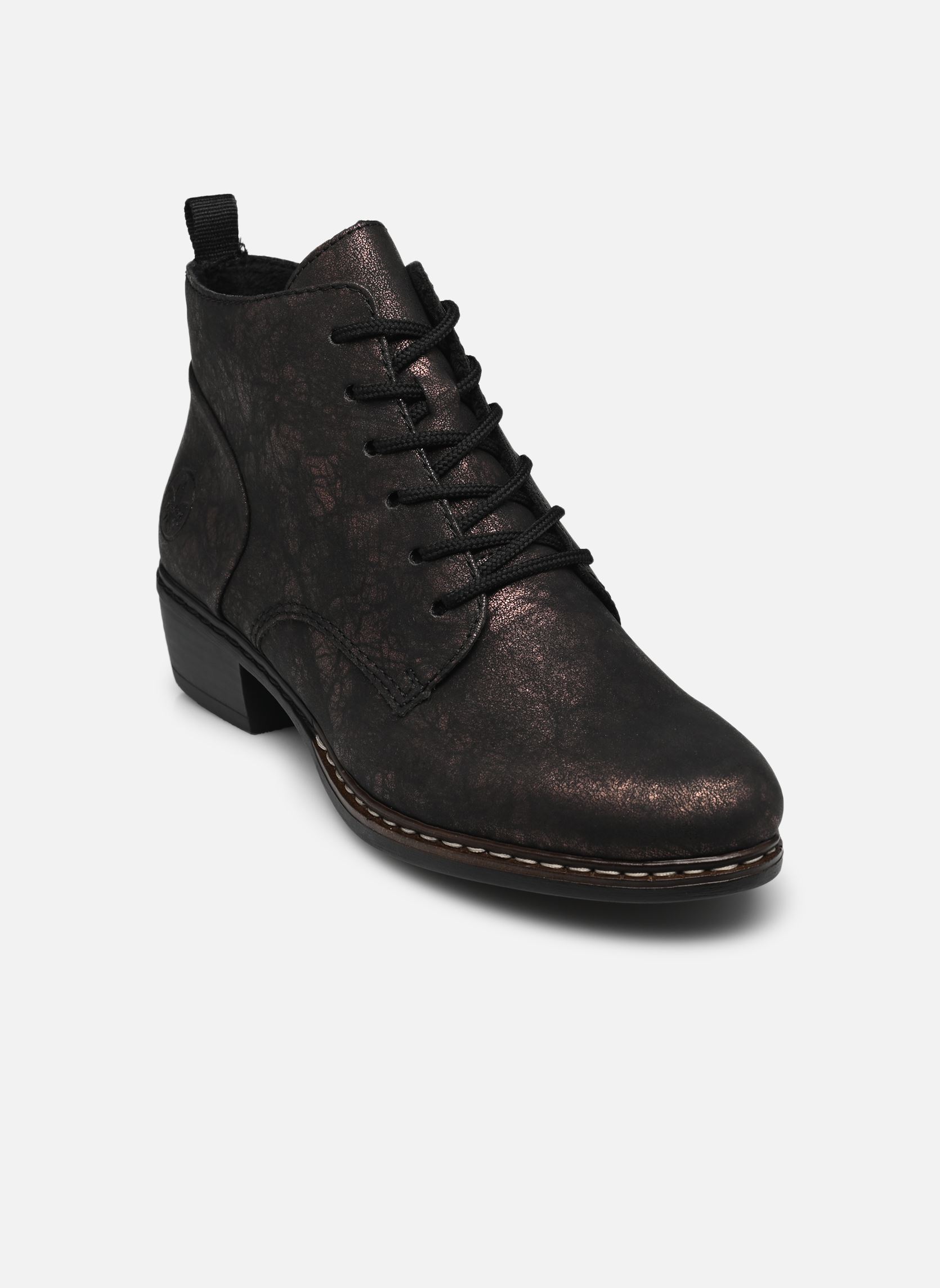 Rieker Bottines à lacets Bottines - Y0830 femme or et bronze | Sarenza ...