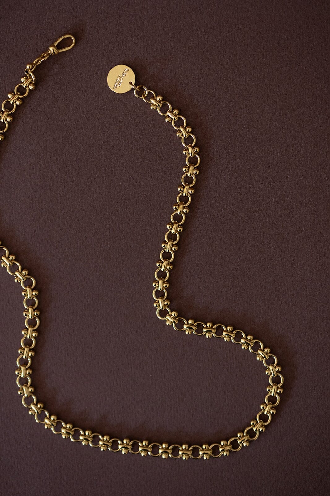 Monsieur Simone Colliers maxi collier doré à l'or fin - HÉBÉ femme or ...