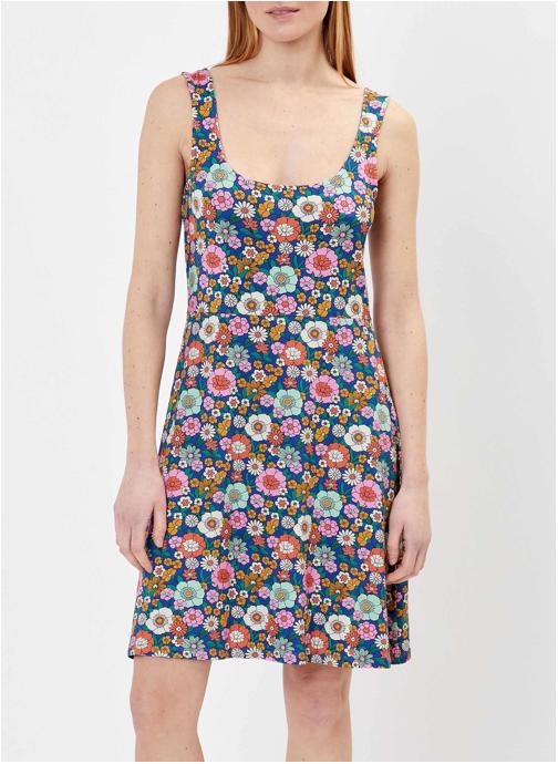 Princesse Nomade Robe imprimée rétro Ecovero DANETTE CHACHA (Rose ...