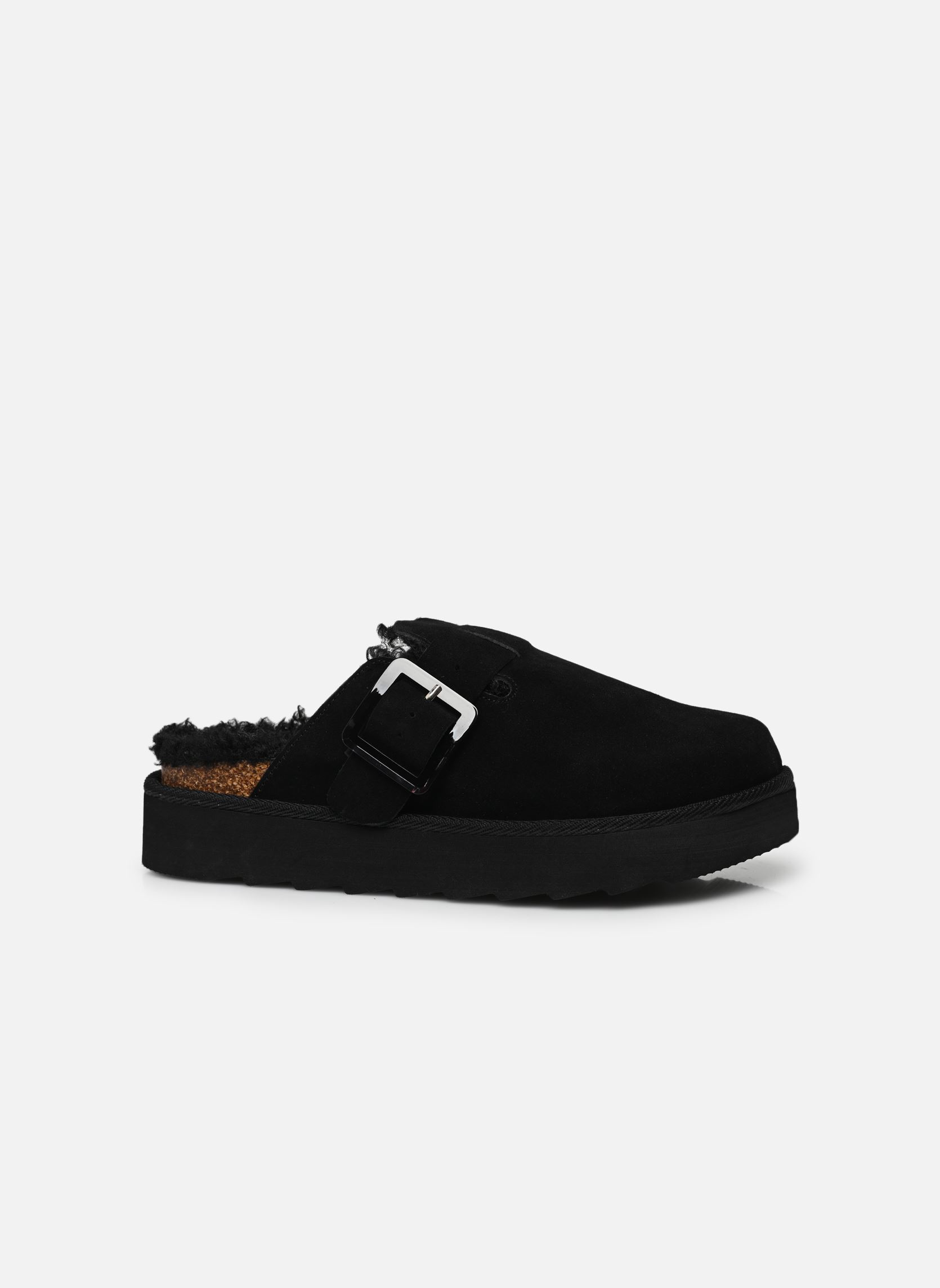 Colors of California Mules et sabots Mules - Cow suede platform sabot ...