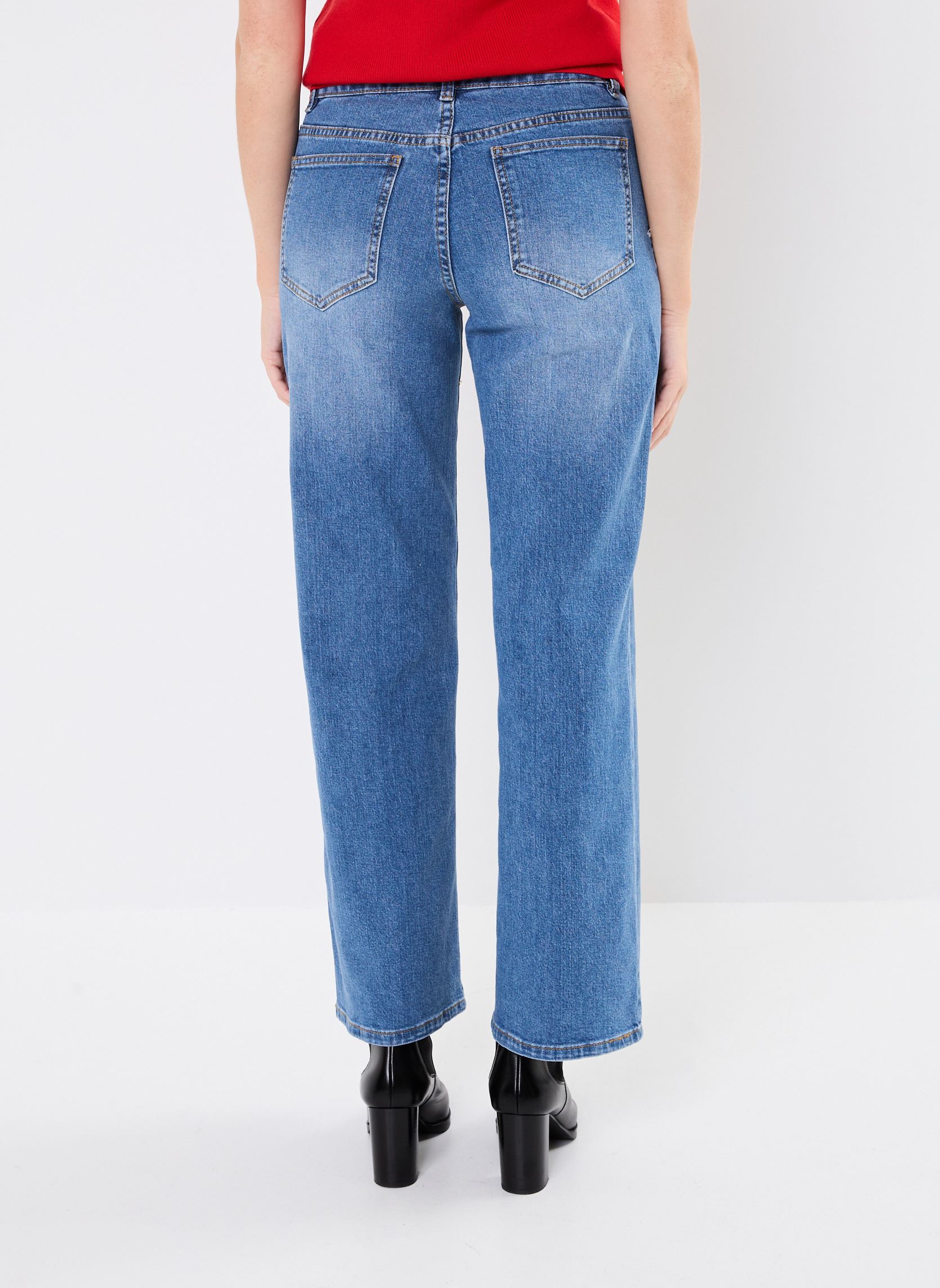 Vila Jeans large Jean large - VILORIE RW WIDE POCKET JEANS/C29 femme ...