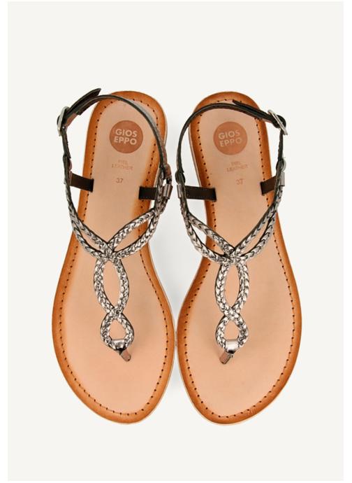 Gioseppo Sandals - Sandales à Bretelles Tressées Fyffe - Plomo (Gris ...