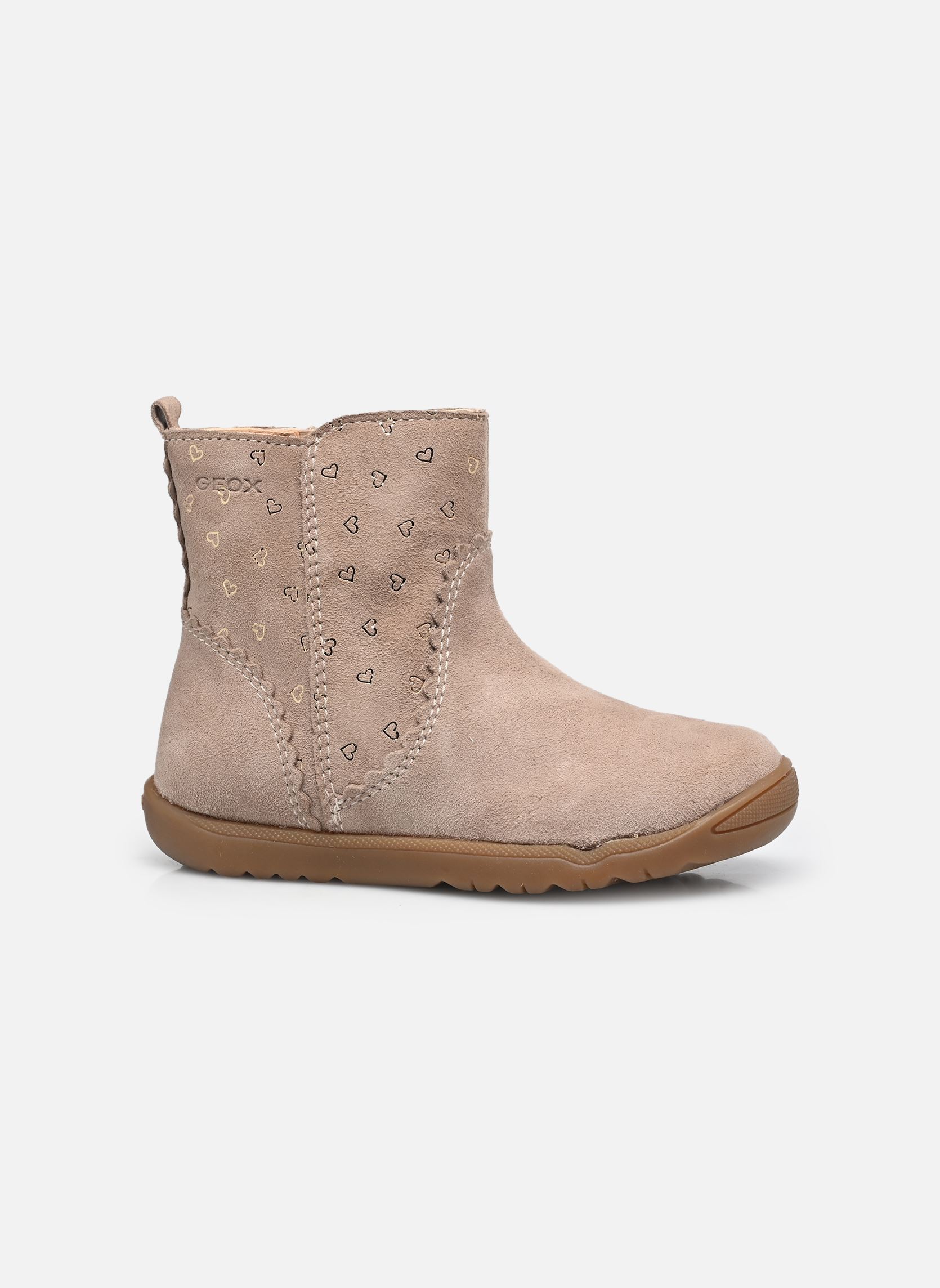Geox Bottes B Macchia Girl A fille beige | Sarenza Belgique