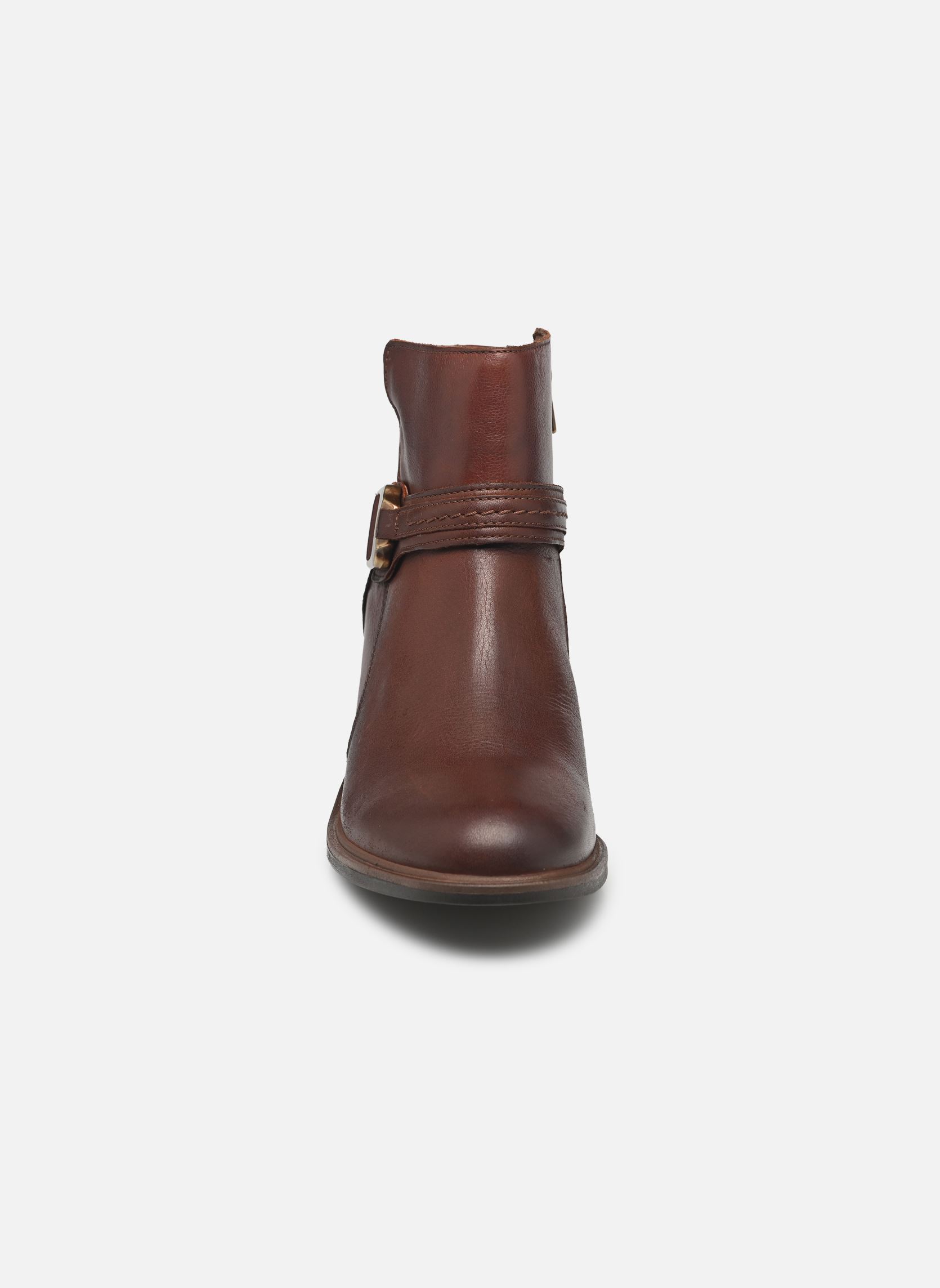 Clarks Bottines santiags Santiags - Neva Buckle femme marron | Sarenza ...