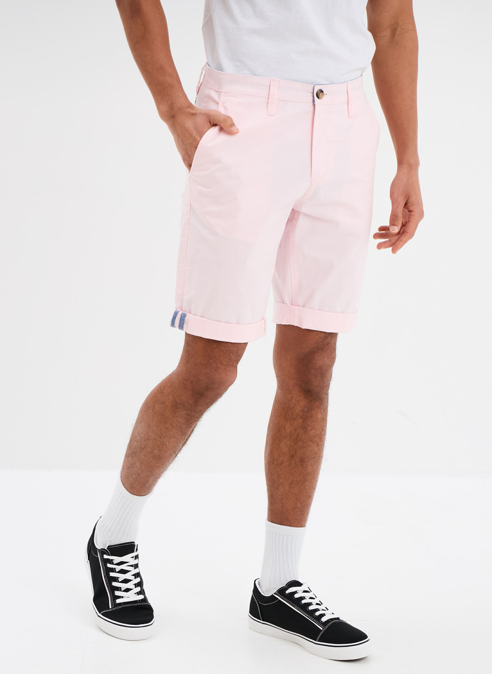 CREEKS Bermudas Short, bermuda - CRE1_BERM_UNI homme rose | Sarenza France