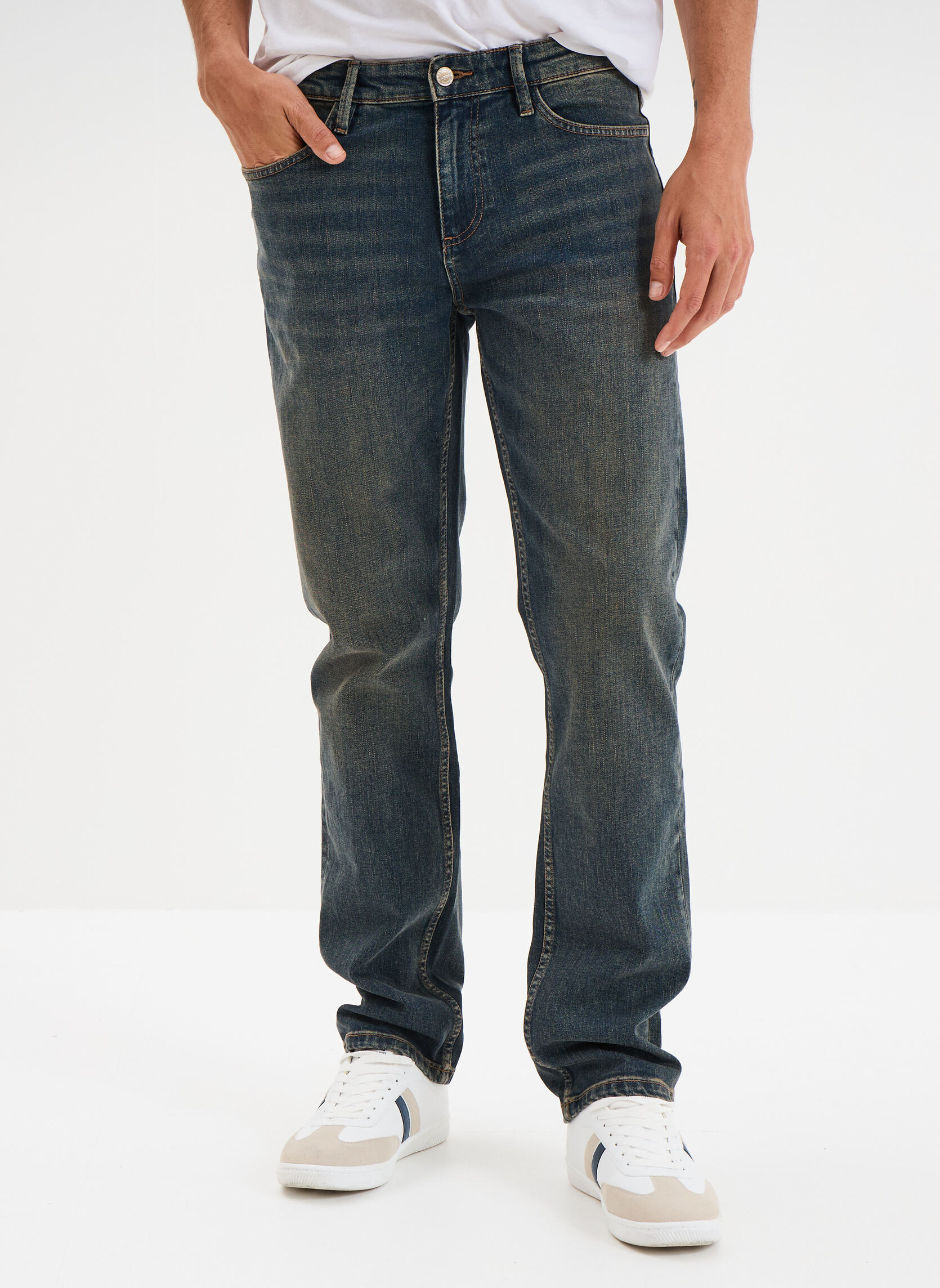 CREEKS Jeans droit CRE1_REGAN homme bleu | Sarenza France