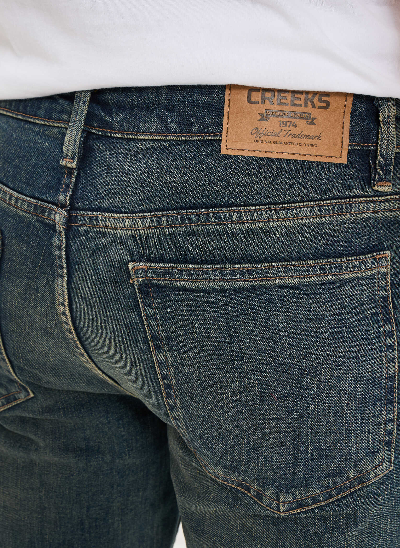 CREEKS Jeans droit CRE1_REGAN homme bleu | Sarenza France