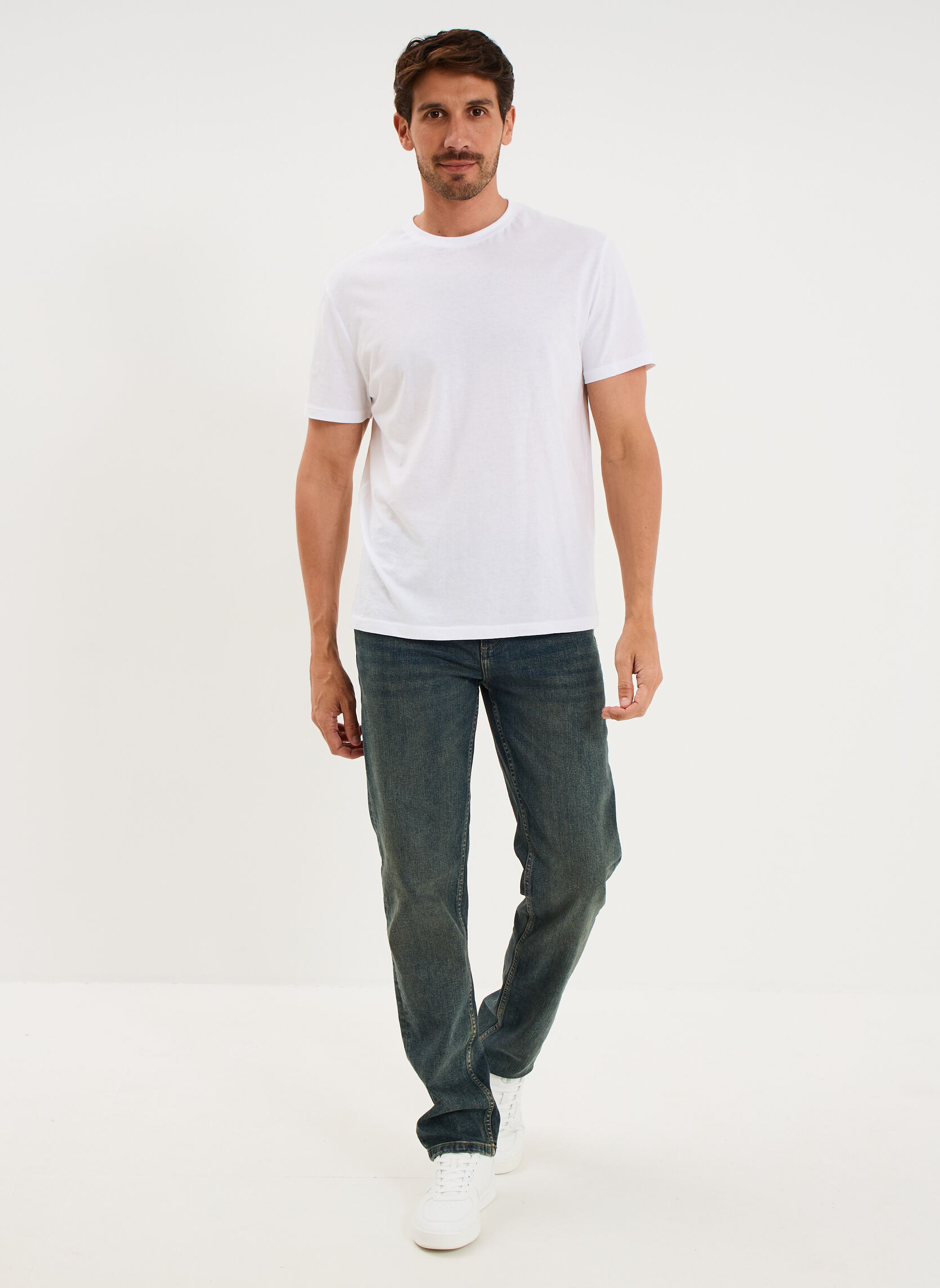 CREEKS Jeans droit CRE1_REGAN homme bleu | Sarenza France