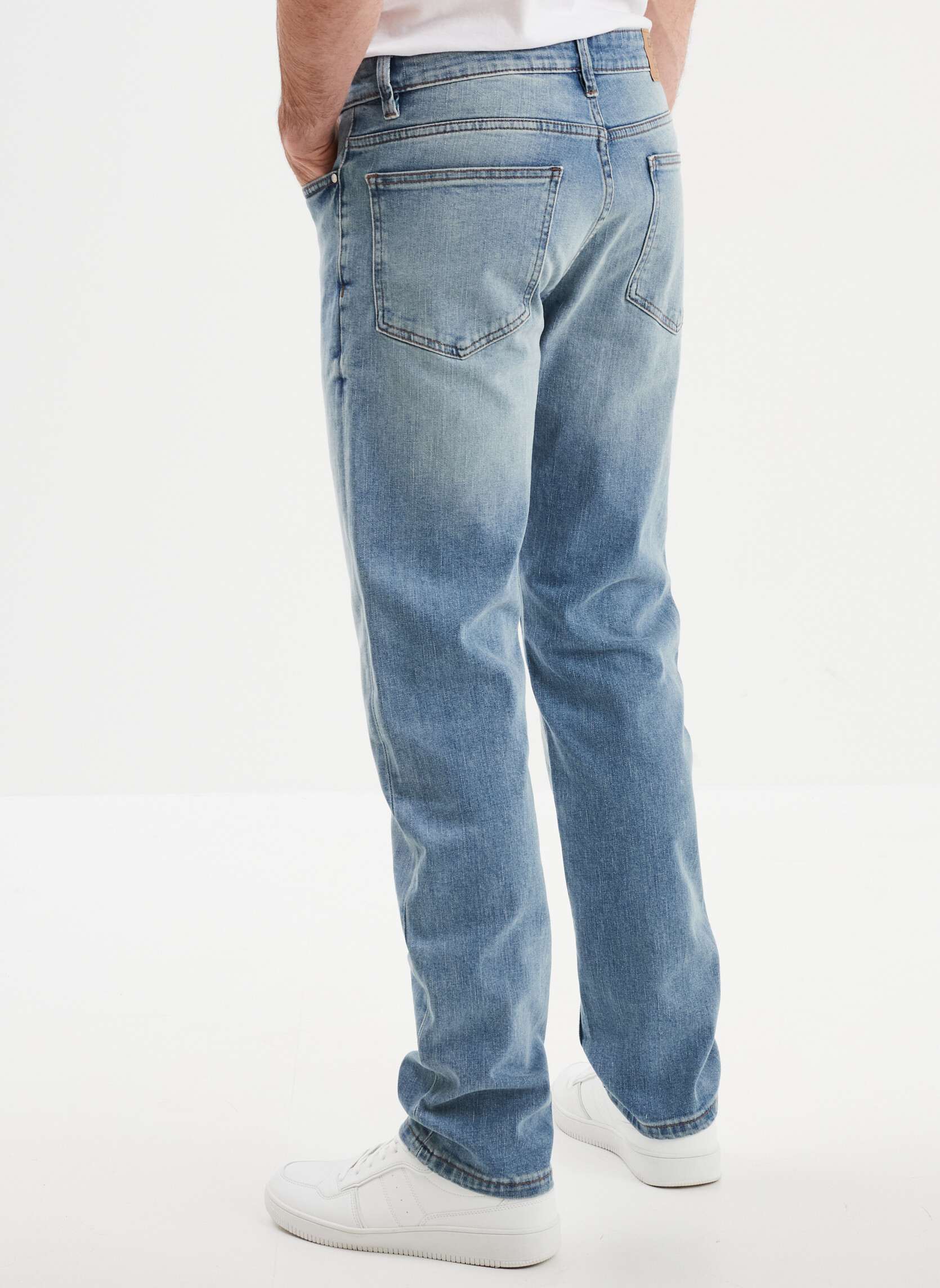 CREEKS Jeans droit CRE1_REGAN homme bleu | Sarenza France