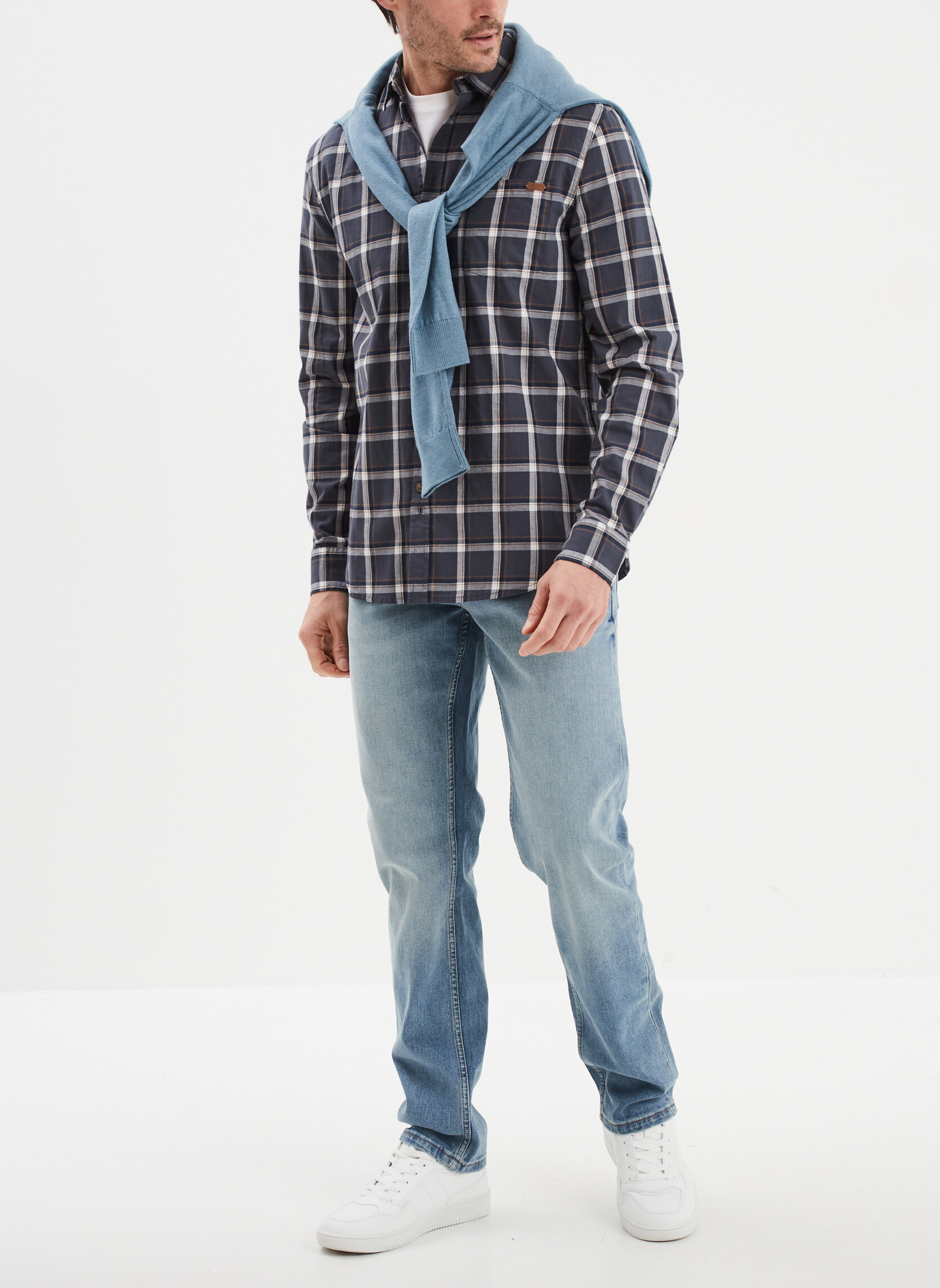 CREEKS Jeans droit CRE1_REGAN homme bleu | Sarenza France