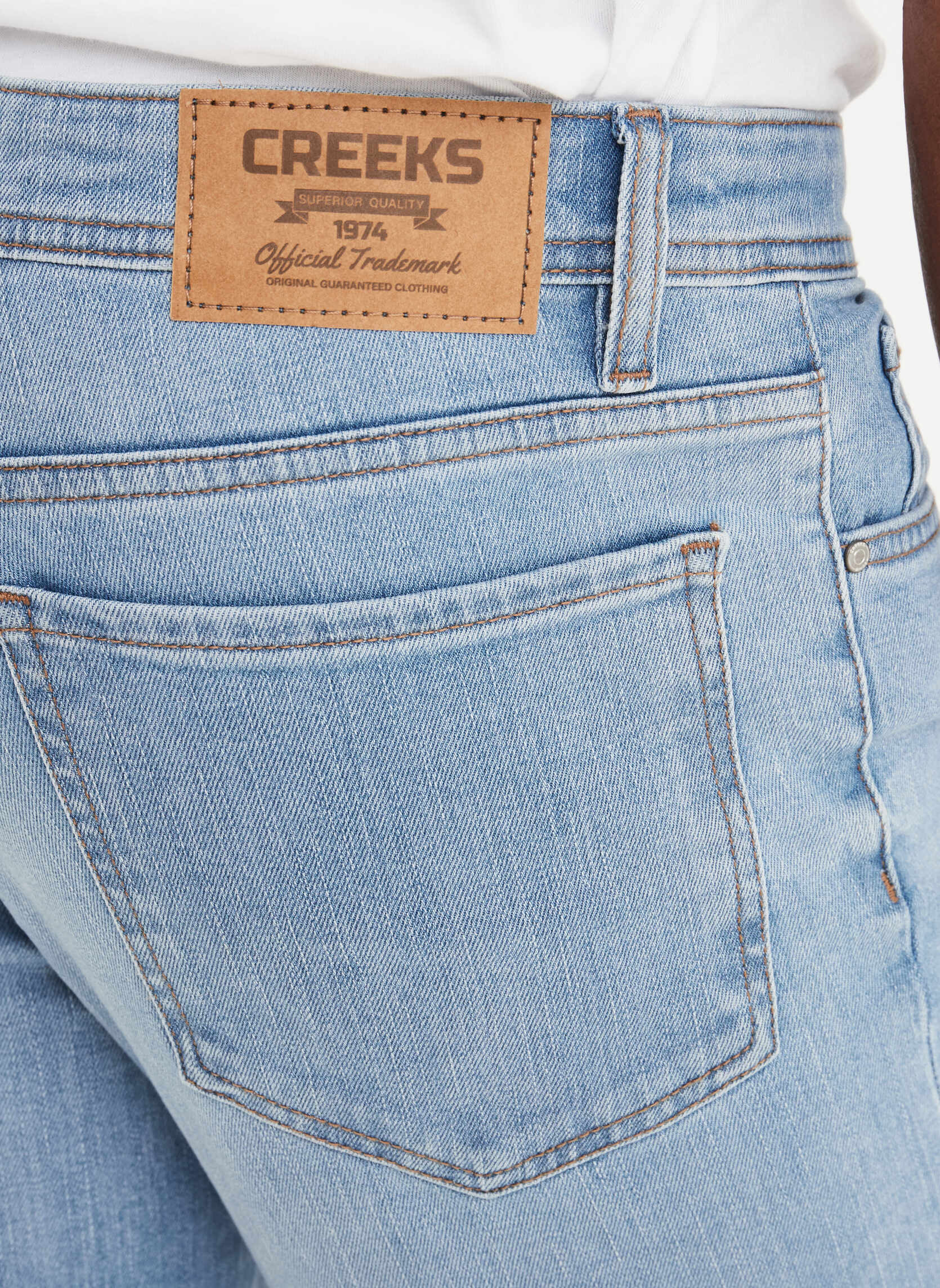 CREEKS Jeans droit CRE1_STANLEY homme bleu | Sarenza France