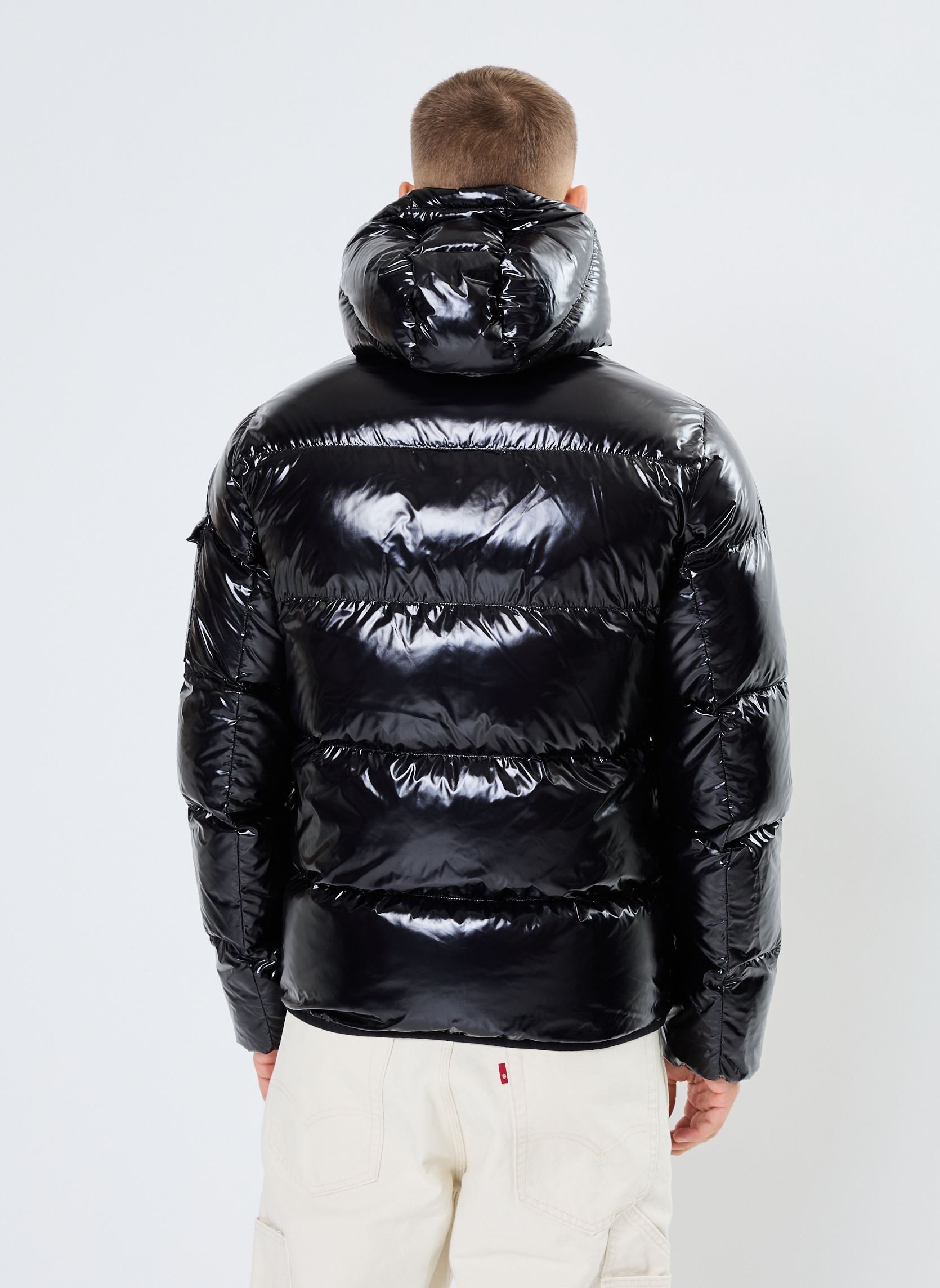 JOTT Doudounes Doudoune - Java Laquee homme noir | Sarenza France