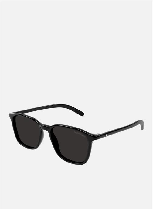 Mont Blanc Lunettes de Soleil MB0398S Black/Grey (Noir) - Lunettes chez ...