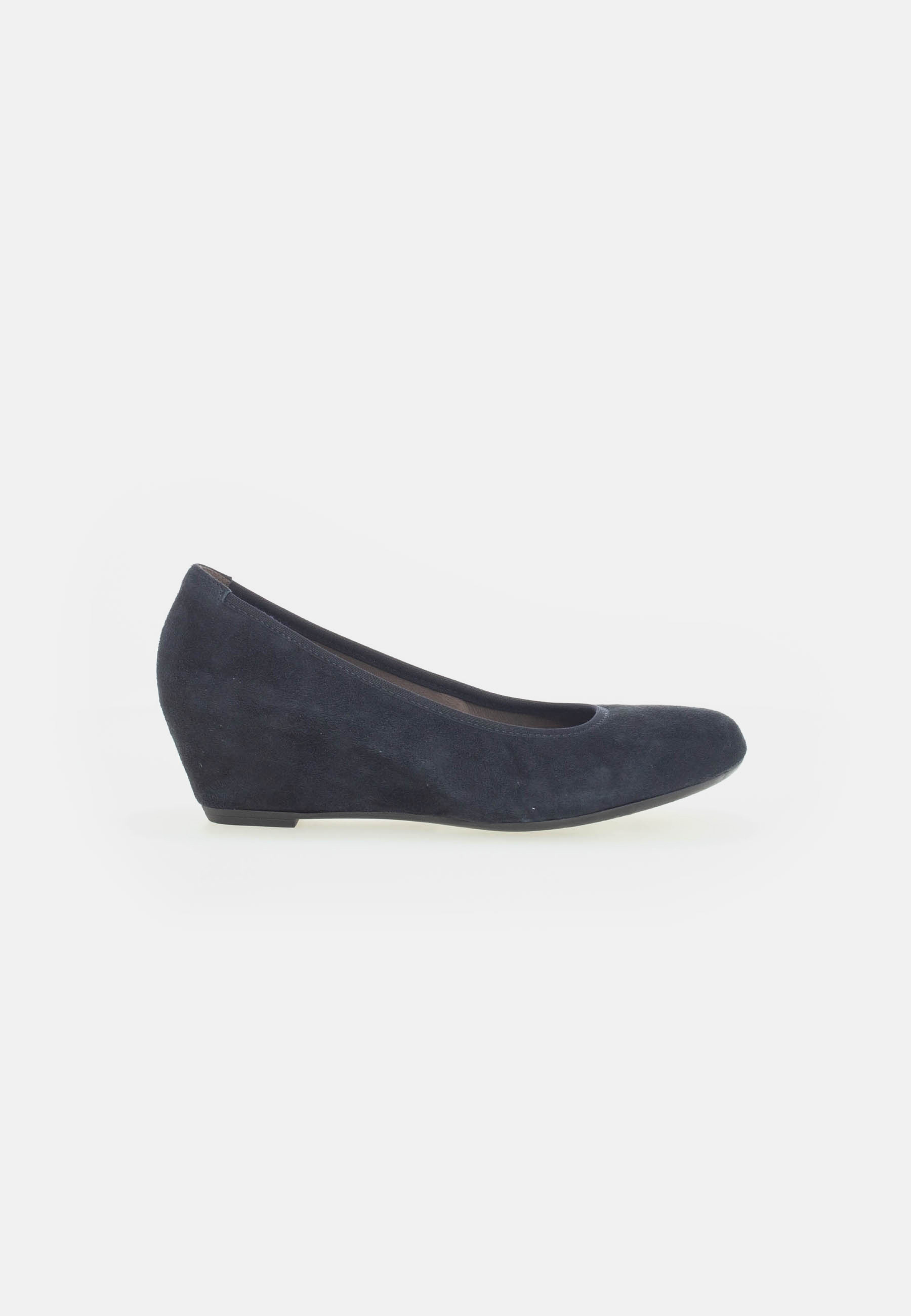 Gabor Ballerines classiques Ballerines compensées bleues en cuir femme ...