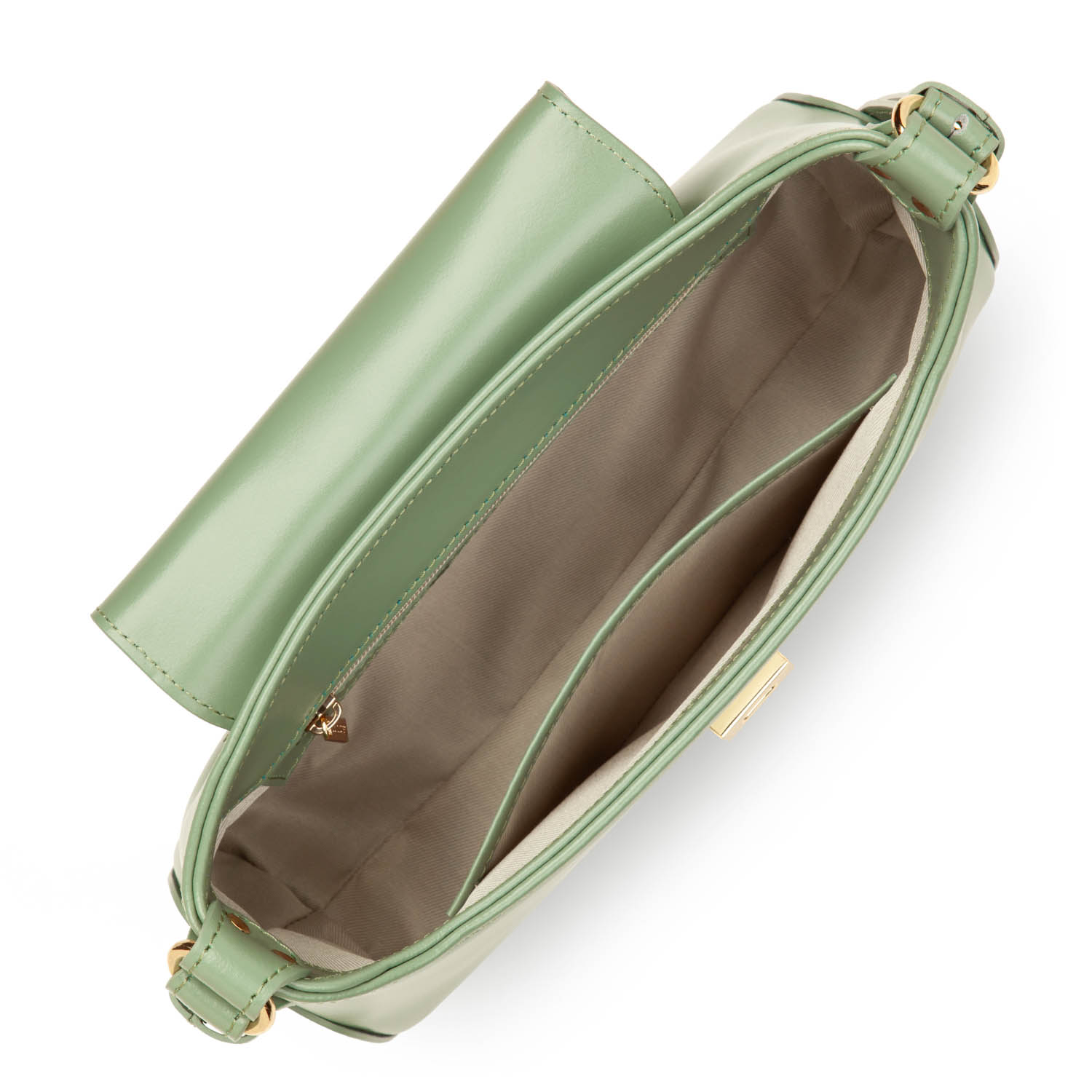 Lancaster Sacs à main Sac besace - Suave Evenly femme vert | Sarenza France