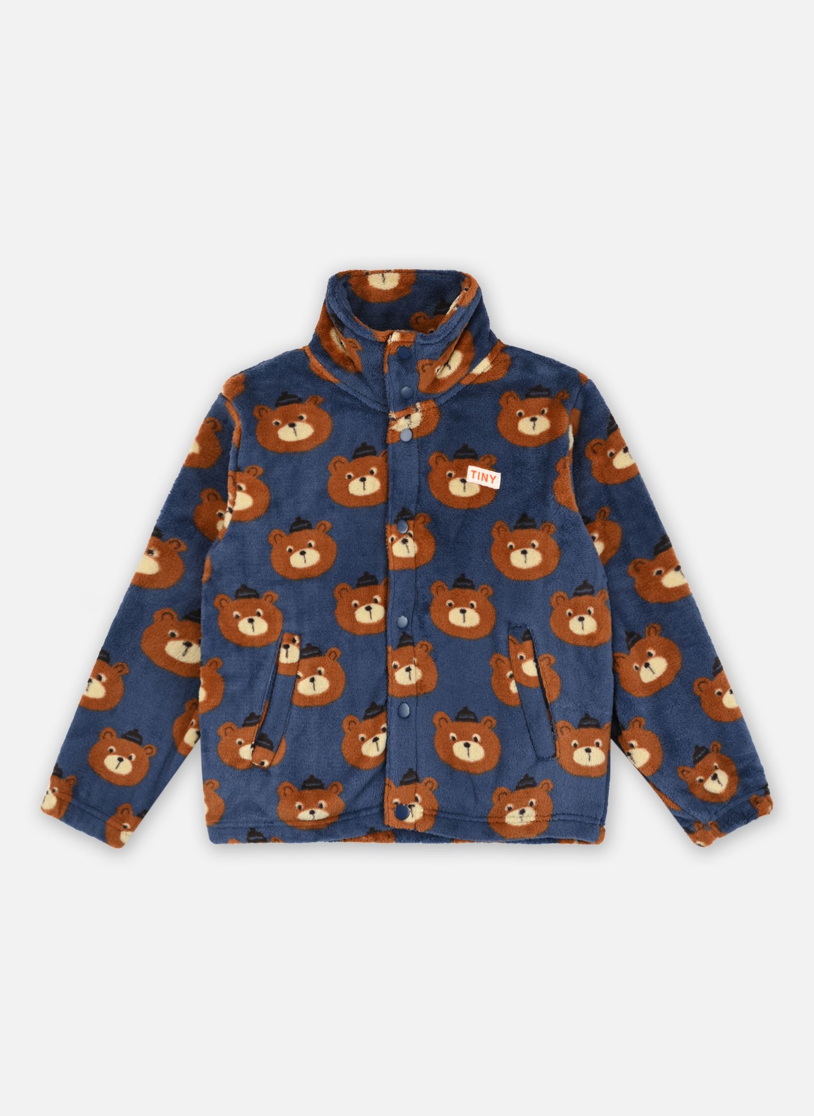 Tinycottons Blousons Veste - Bears Polar Jacket bleu | Sarenza France
