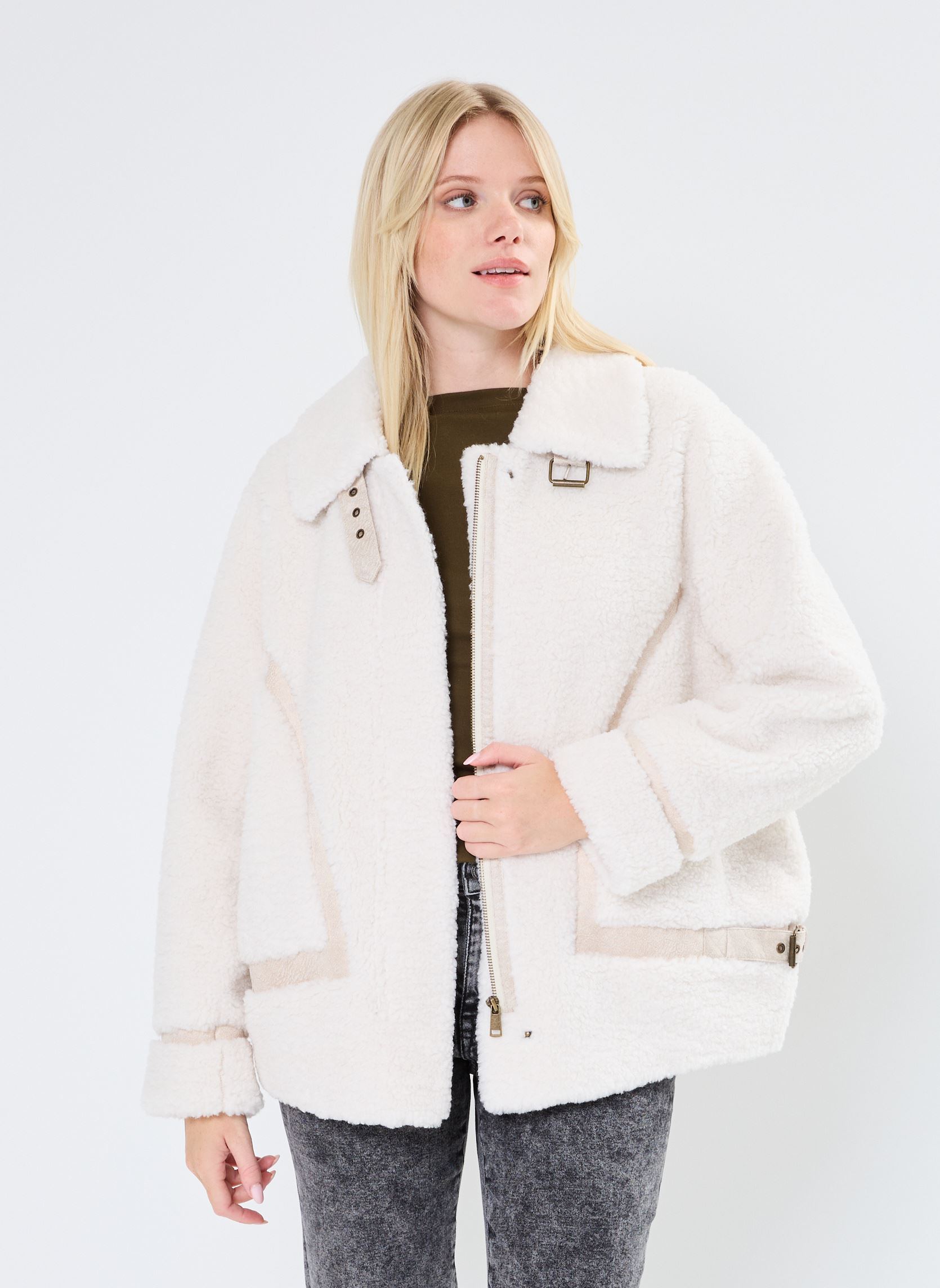 Five Jeans Vestes Veste - 44627 W VOLUPTE VESTE femme blanc | Sarenza ...