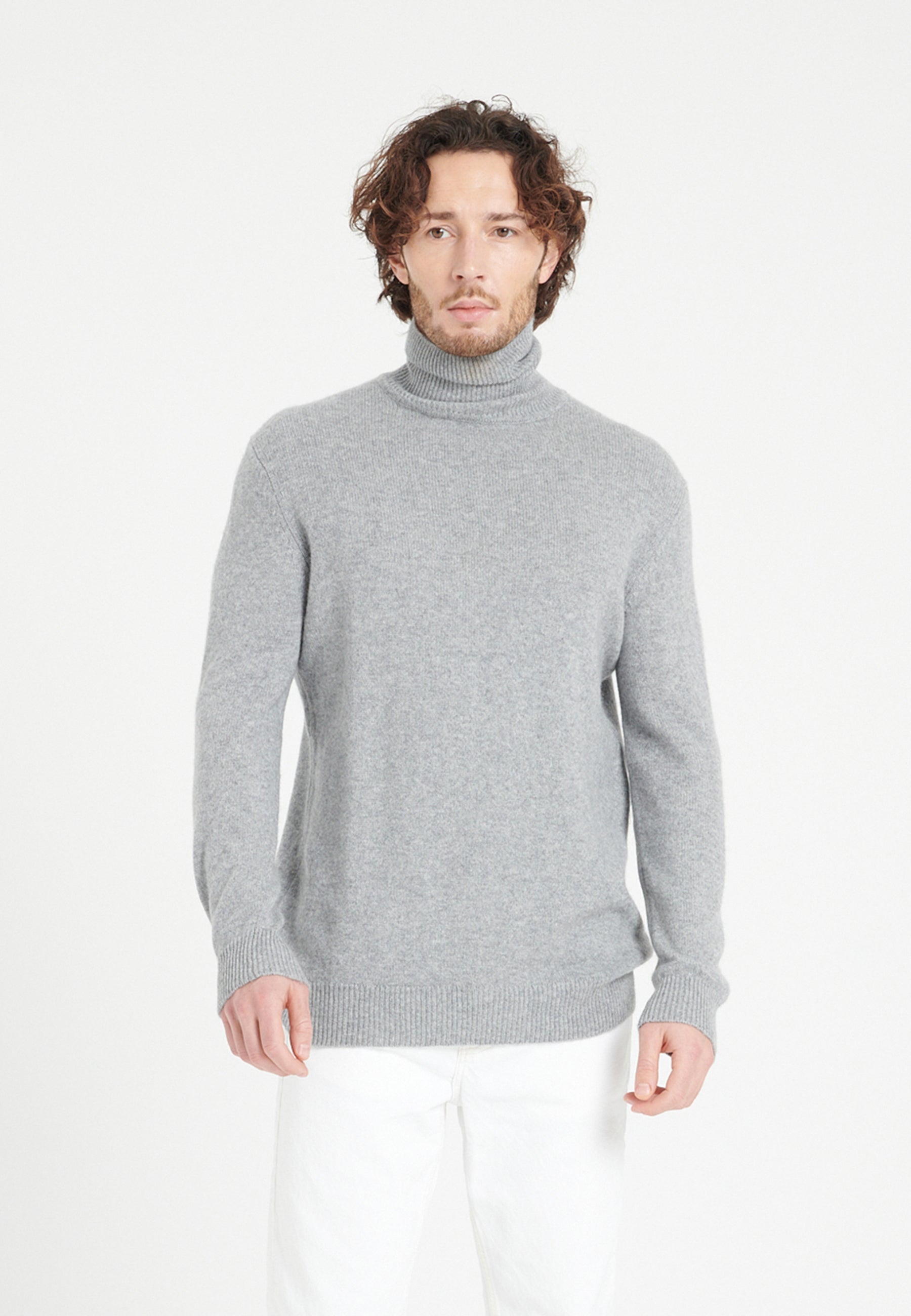 Studio Cashmere8 Pulls Pull col roulé homme en cachemire 4 fils - LUKE ...