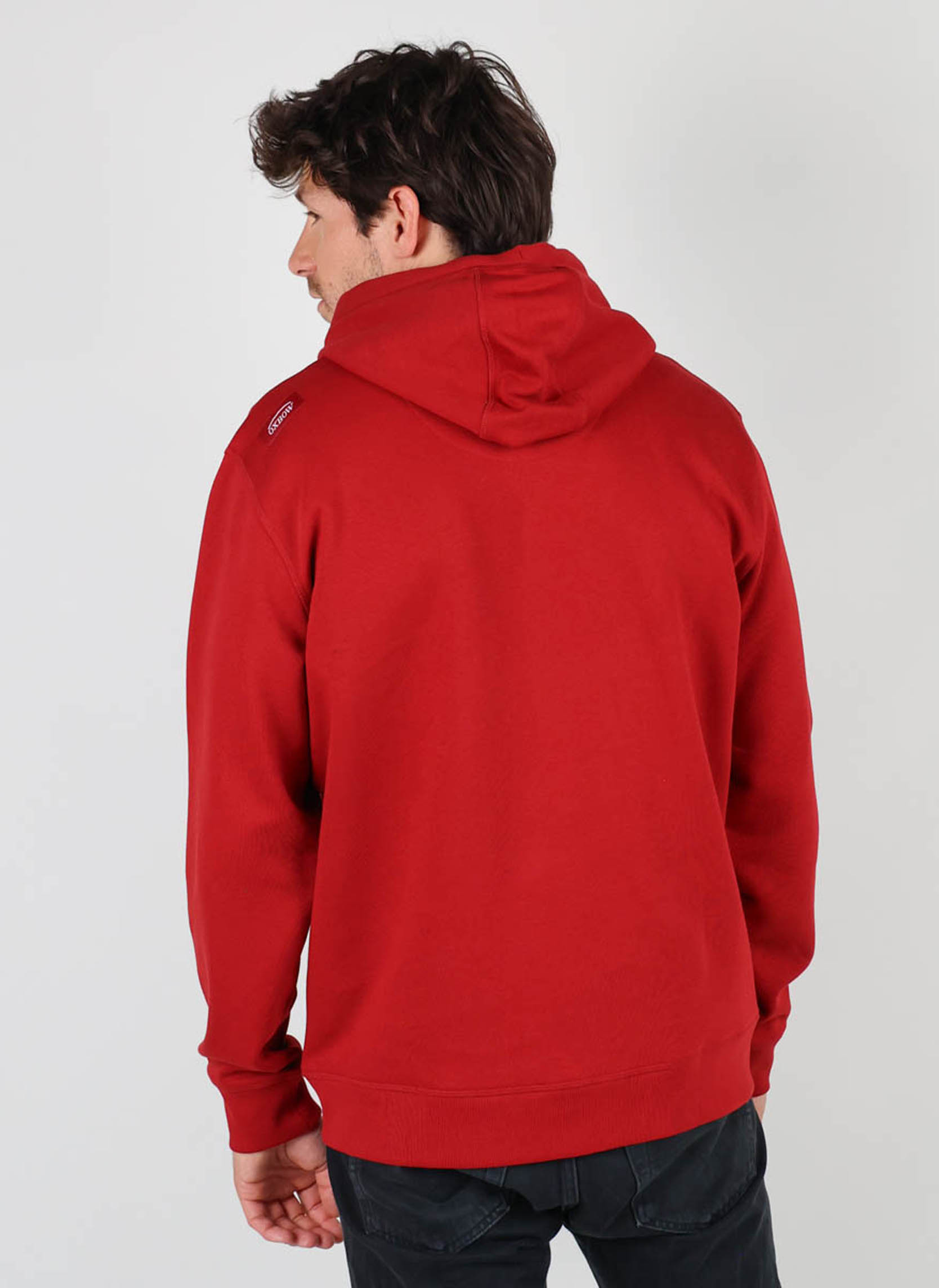 Oxbow Sweats à capuche Sweat capuche zippé essentiel SALET homme rouge ...
