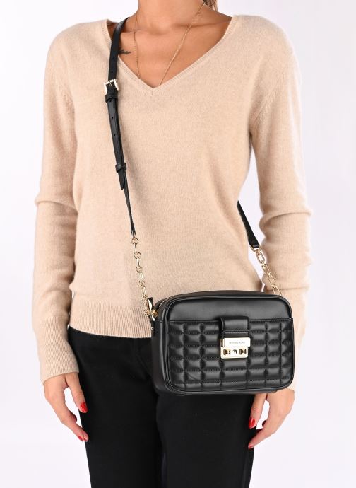 Michael Michael Kors Sac bandouliere TRIBECA MD CAMERA BAG XBODY Noir Sacs a main chez Sarenza 783699